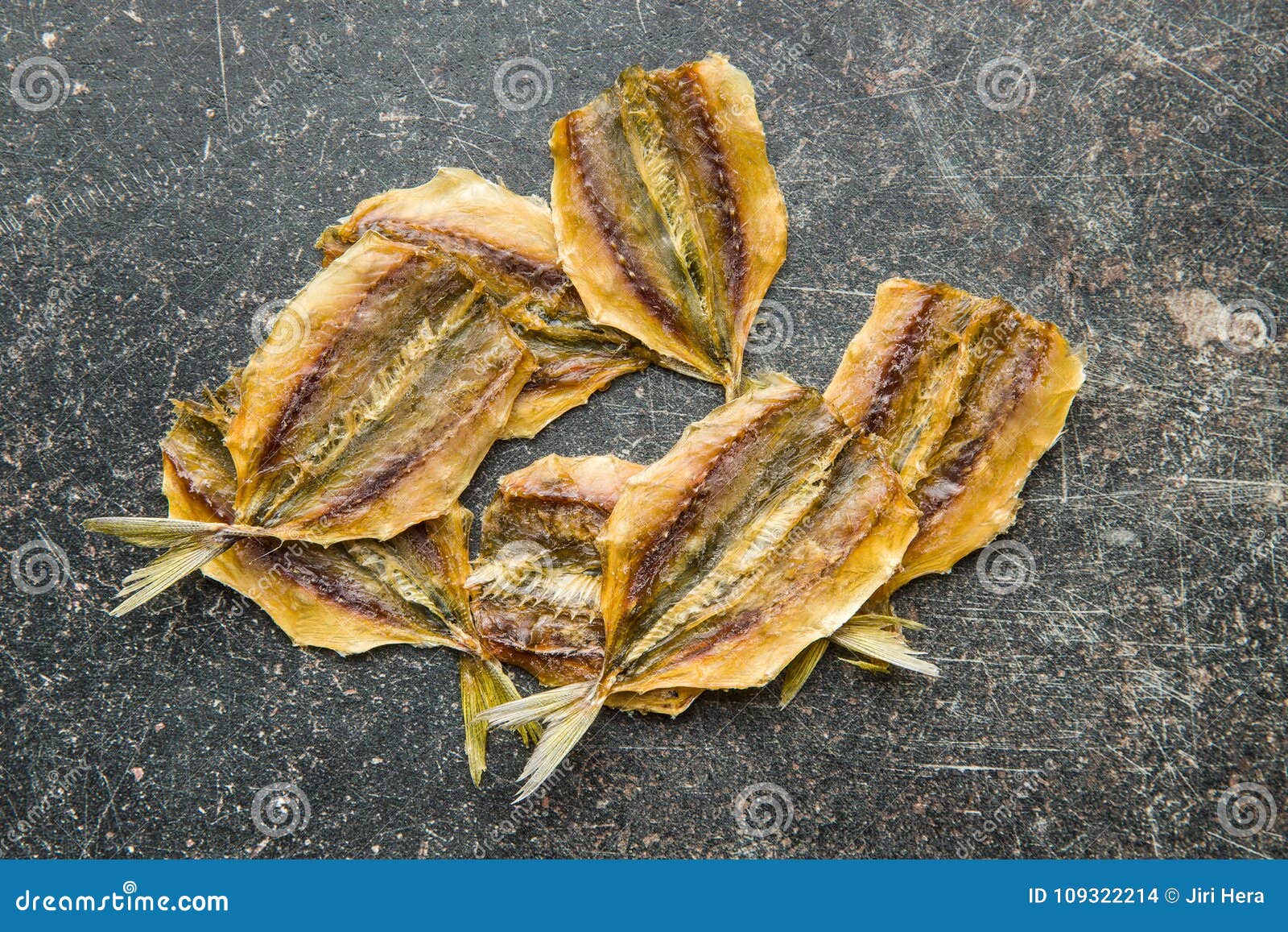 Dried salted fish. stock photo. Image of flat, cooked - 109322214