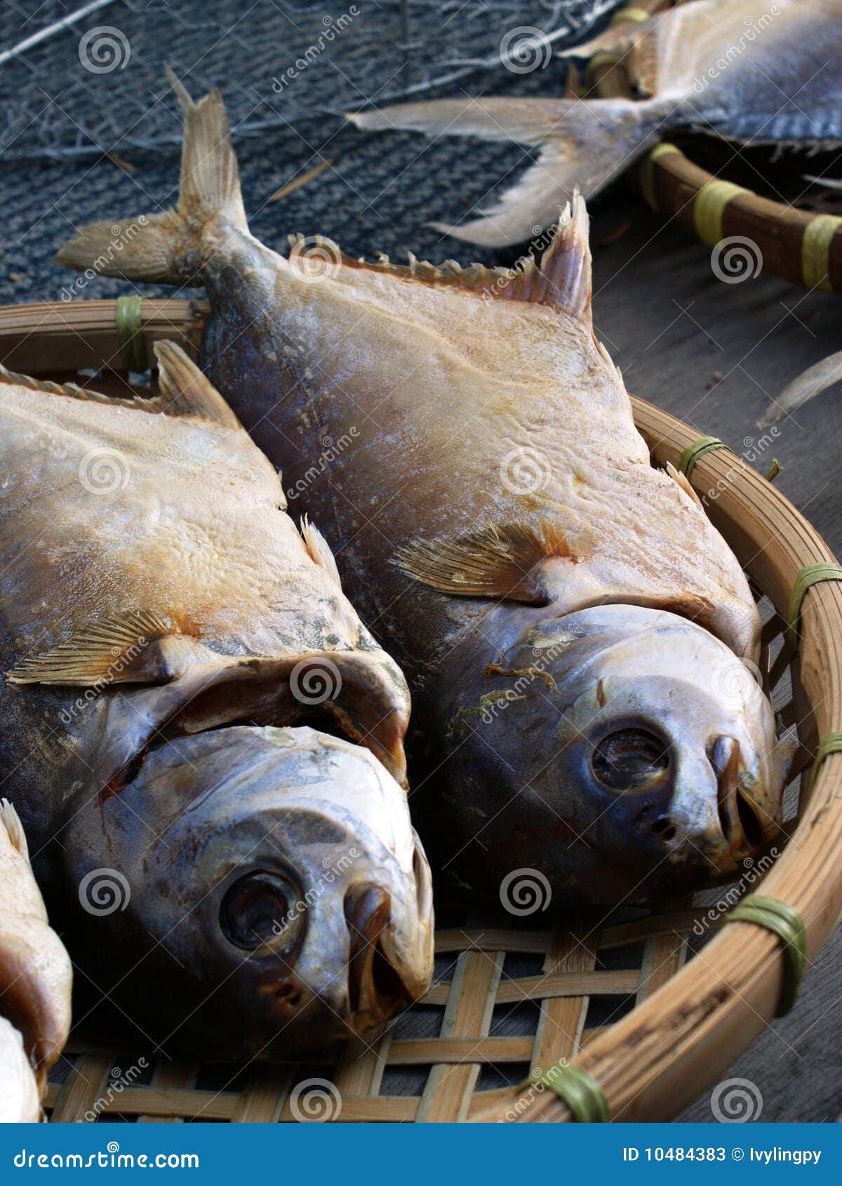 Dried and salty fish stock image. Image of food, dried - 10484383