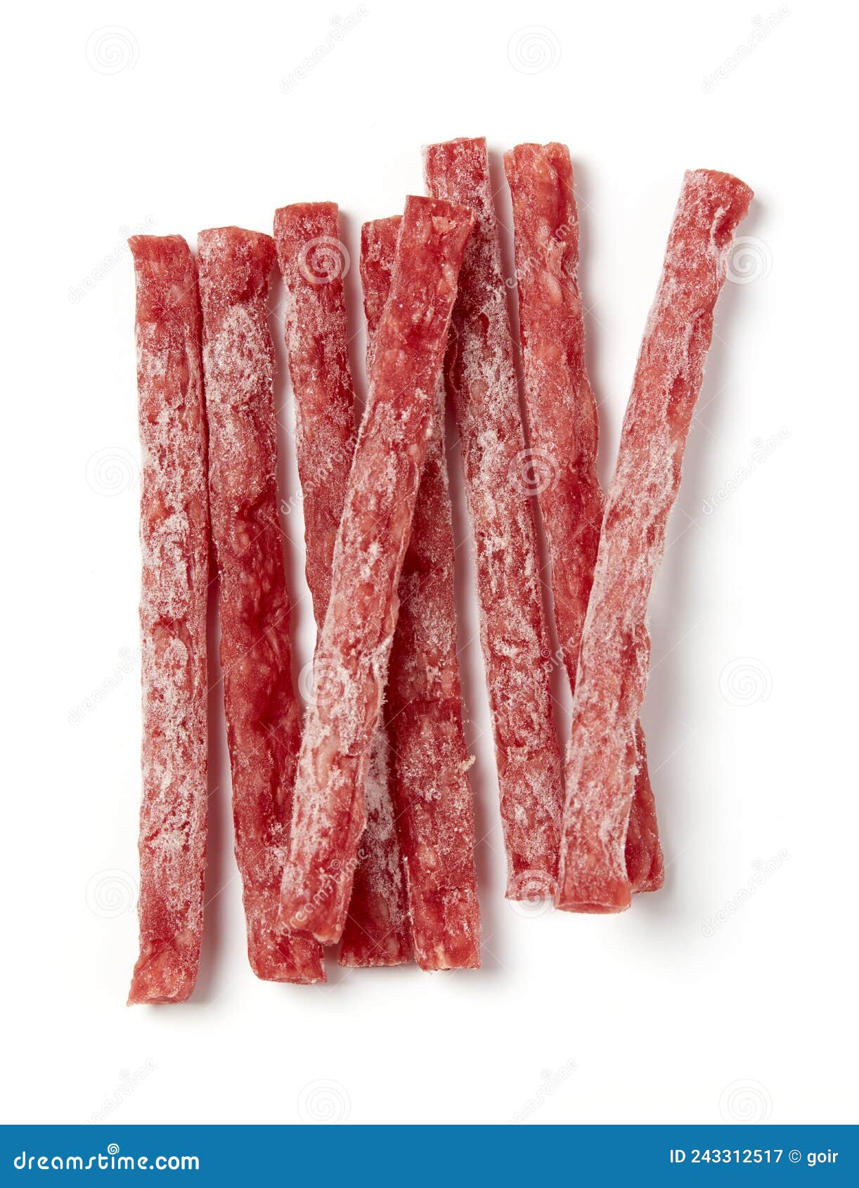 Dried sausage sticks stock image. Image of breakfast - 243312517