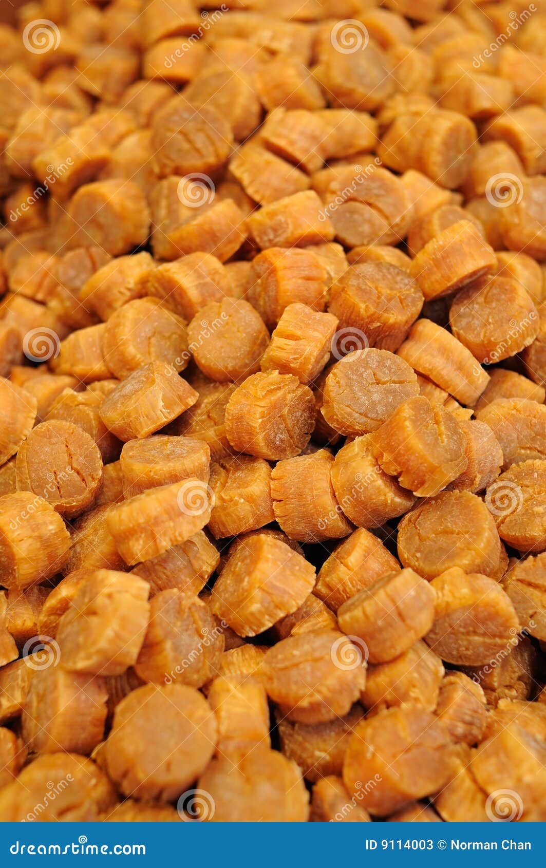 Dried scallop stock image. Image of traditional, chinese - 9114003