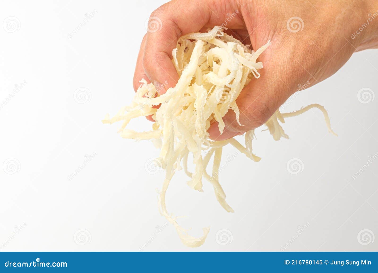 Squid Sticks on a White Background Stock Image - Image of delicacy ...