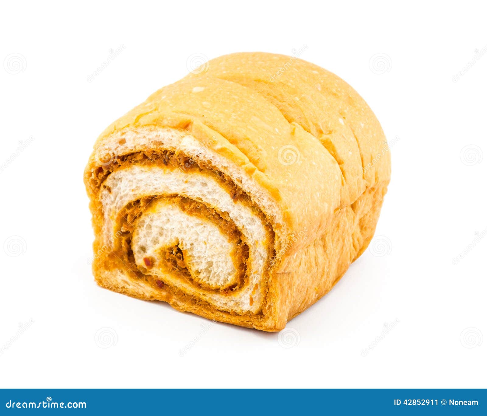 Dried Shredded Pork Roll Bread Stock Image - Image of yellow, healthy ...