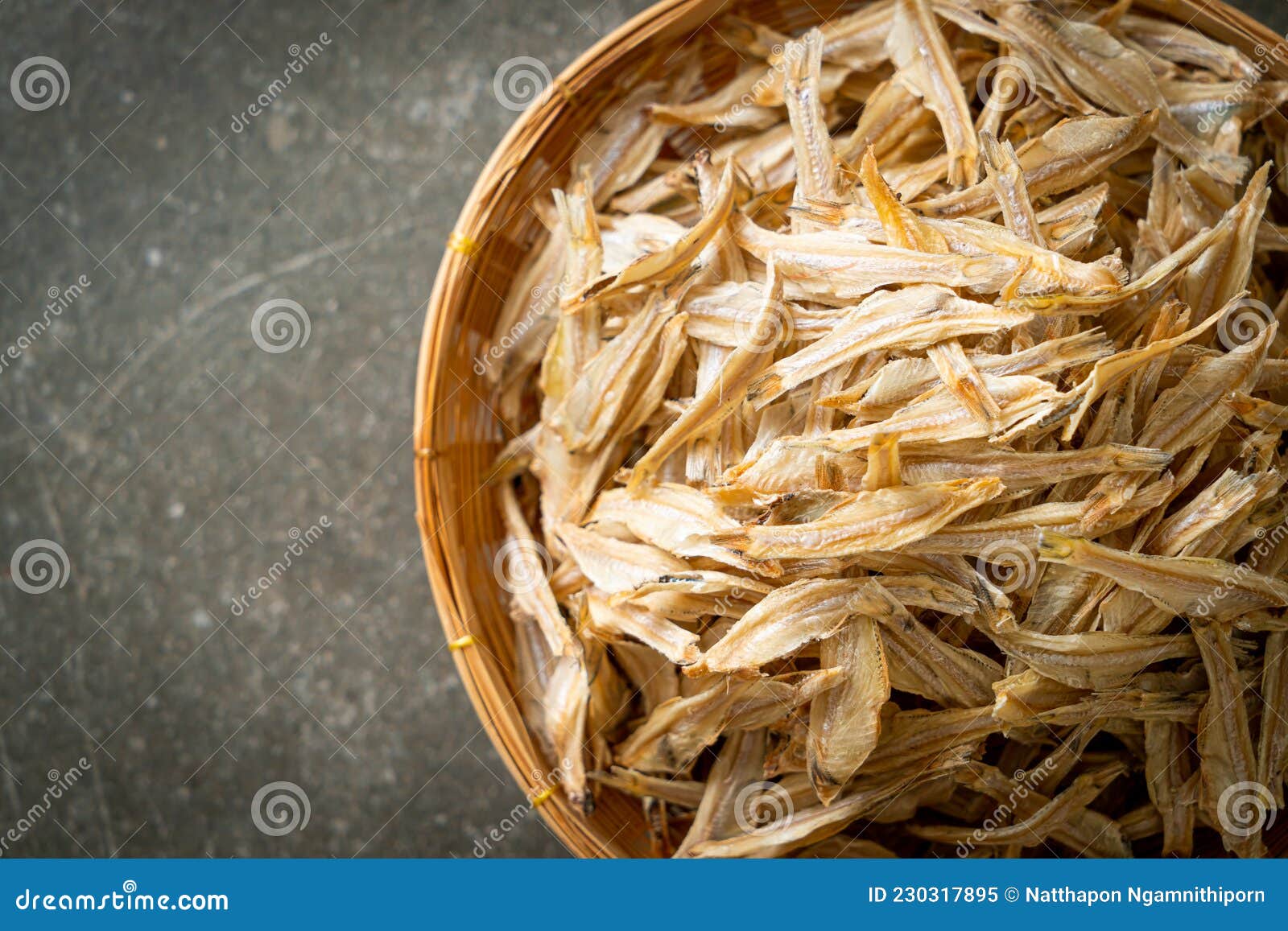 Dried small crispy fish stock image. Image of dish, fresh - 230317895