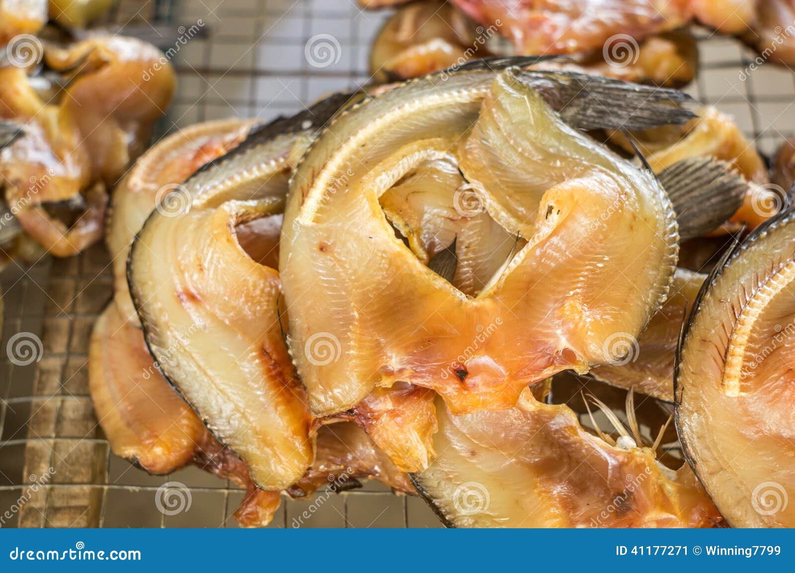 Dried snakehead fish stock image. Image of thailand, preserved - 41177271