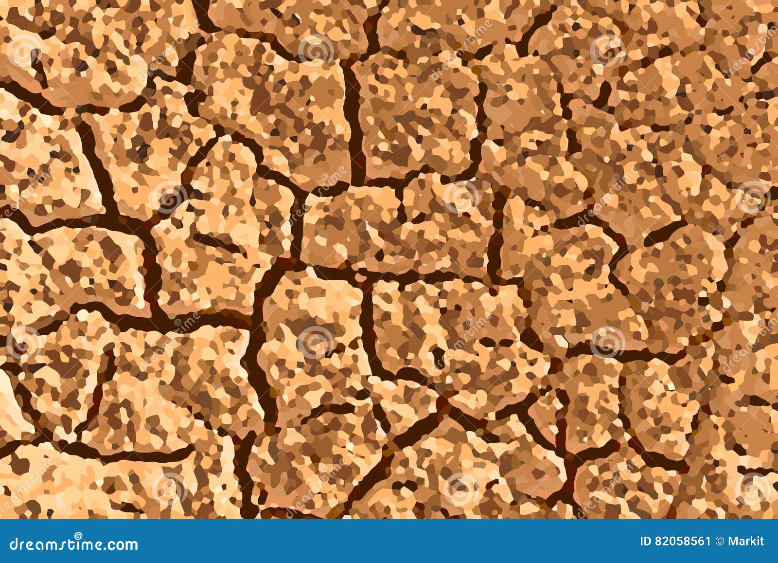 Dried soil background stock illustration. Illustration of abstract ...