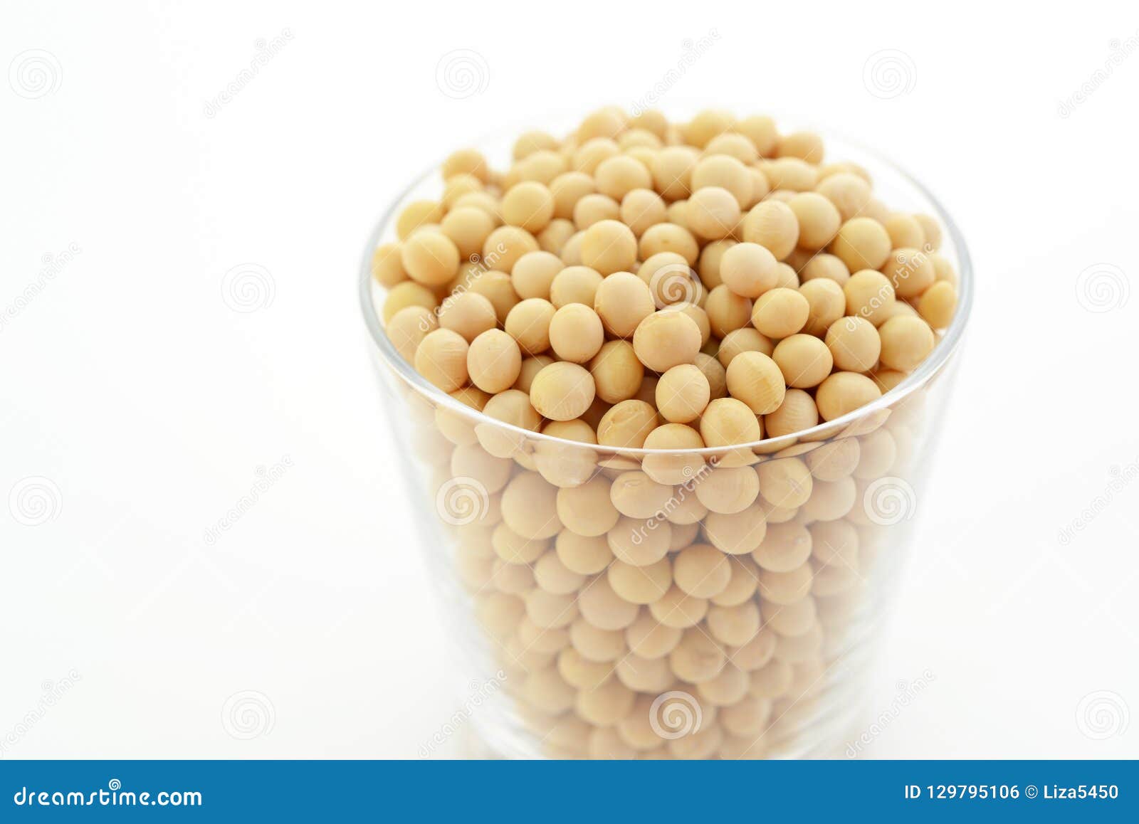 Dried soy beans stock photo. Image of natural, asia - 129795106