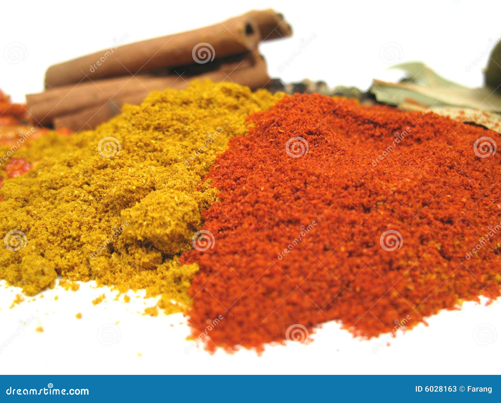 Dried spices stock image. Image of paprika, cinnamon, herbs - 6028163
