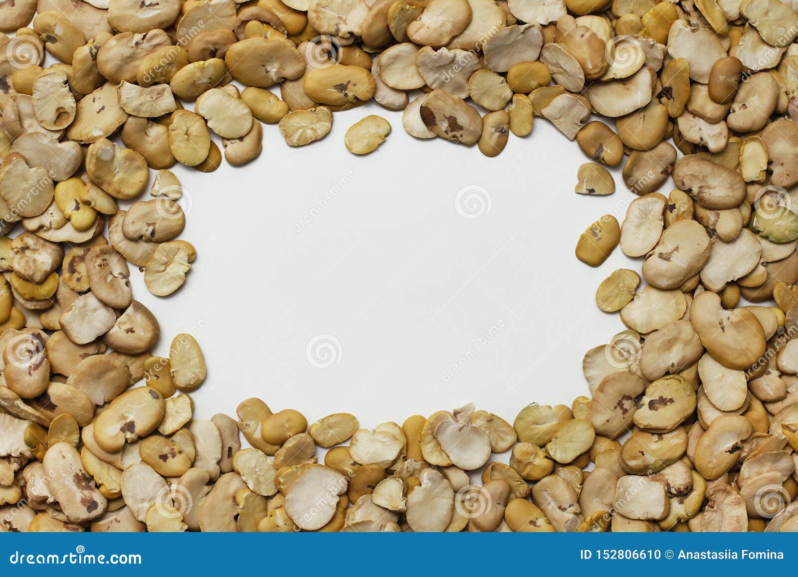 Dried Split Broad Beans Pattern Texture. Stock Photography ...