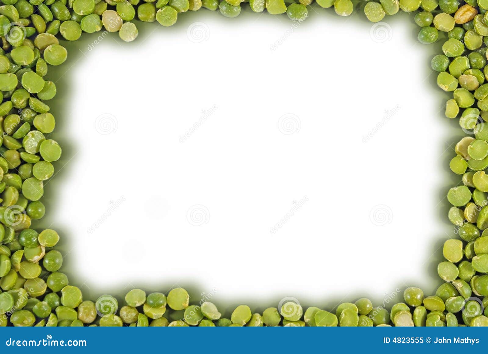 Dried split pea border stock image. Image of nutritious - 4823555
