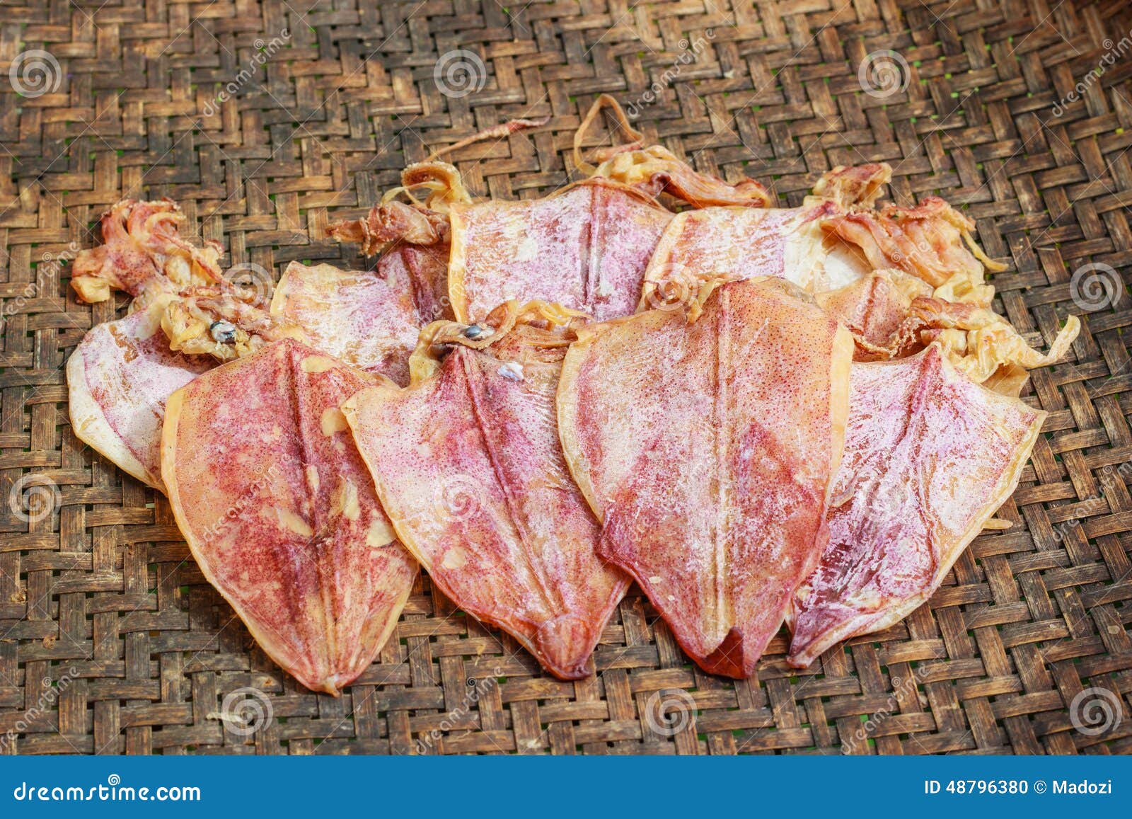 Dried squid stock photo. Image of animal, product, delicacy - 48796380