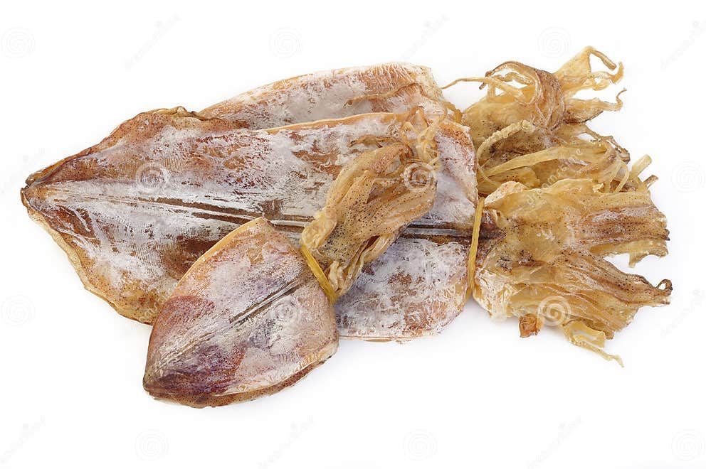 Dried squid stock photo. Image of protein, prepared, brown - 70401228