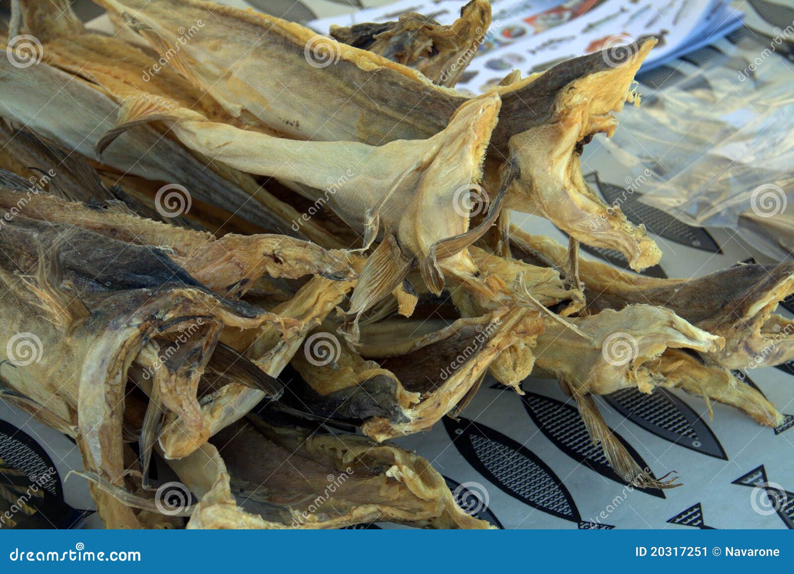 Dried stockfish stock image. Image of selection, surface - 20317251