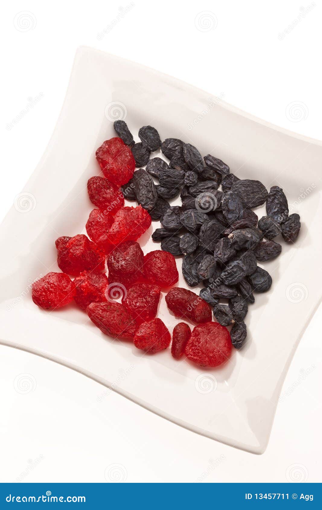 Dried Strawberry and Raisins Stock Image - Image of tasty, fruit: 13457711