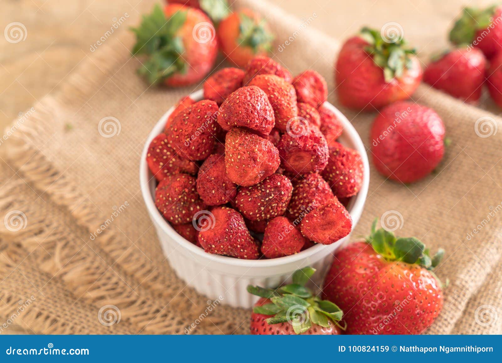 Dried strawberry snack stock image. Image of strawberries - 100824159