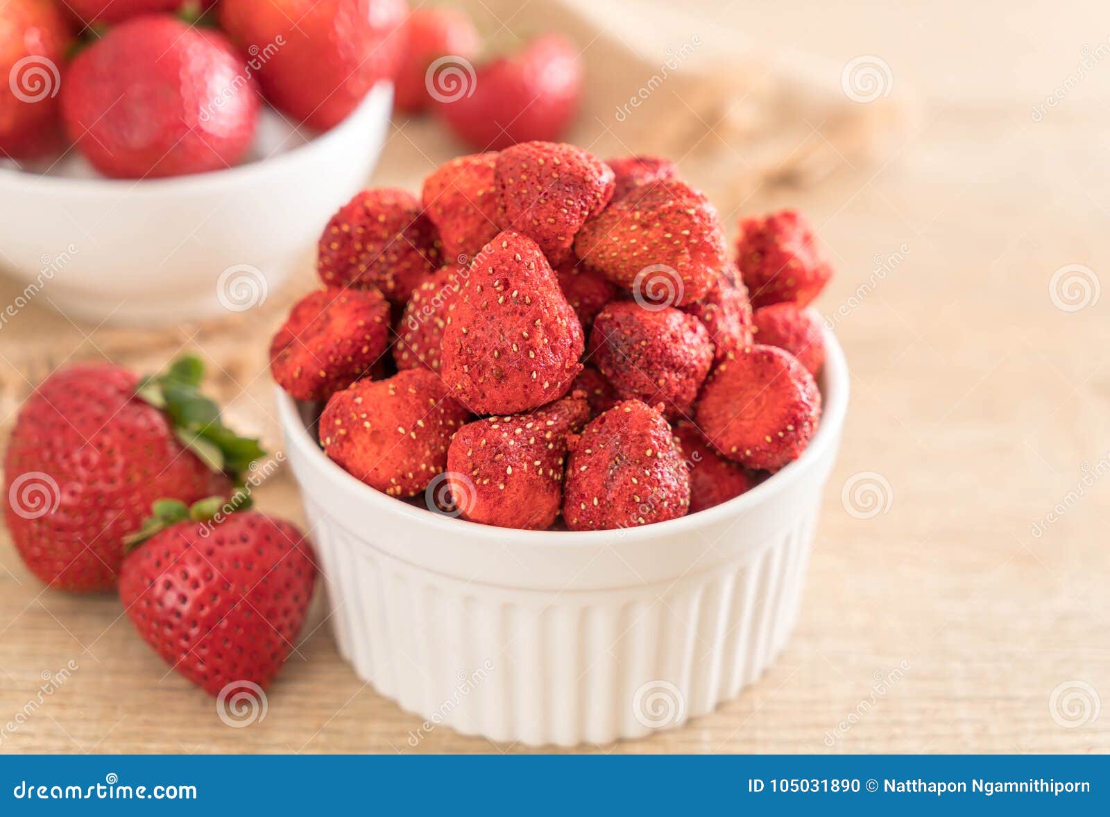 Dried strawberry snack stock photo. Image of organic - 105031890