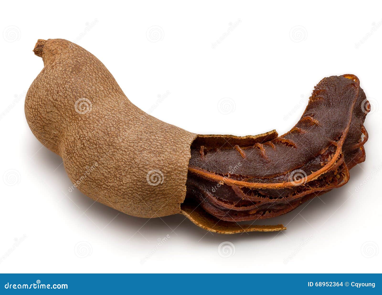 Dried Tamarind Fruit stock photo. Image of shell, healthy - 68952364