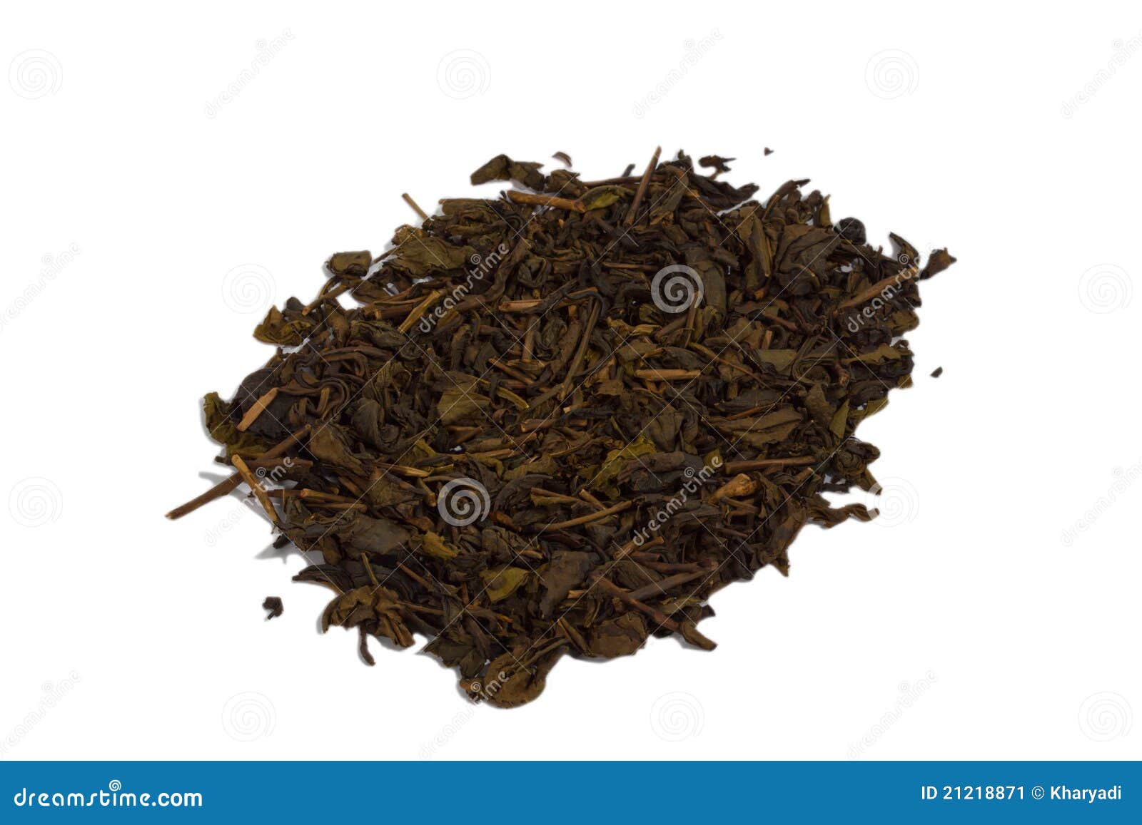 Dried tea. stock image. Image of shadow, herb, stem, natural - 21218871