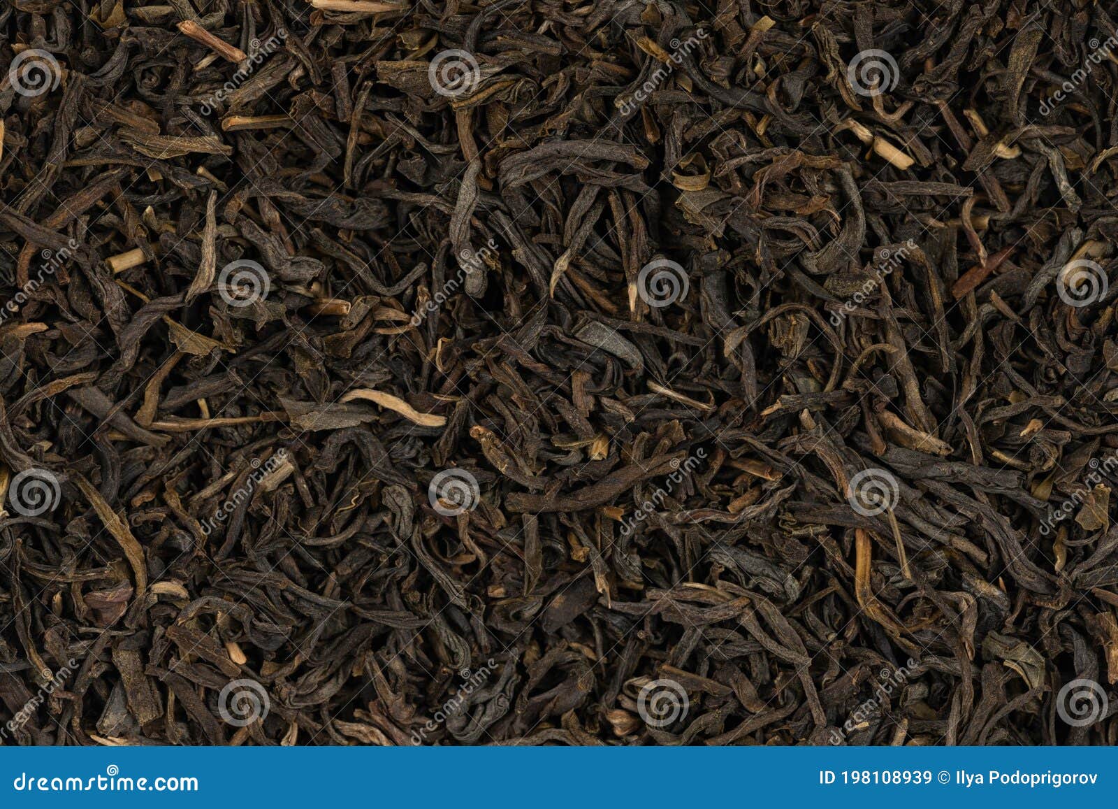 Dried Tea Leaves Background Texture. Close-up Stock Image - Image of ...