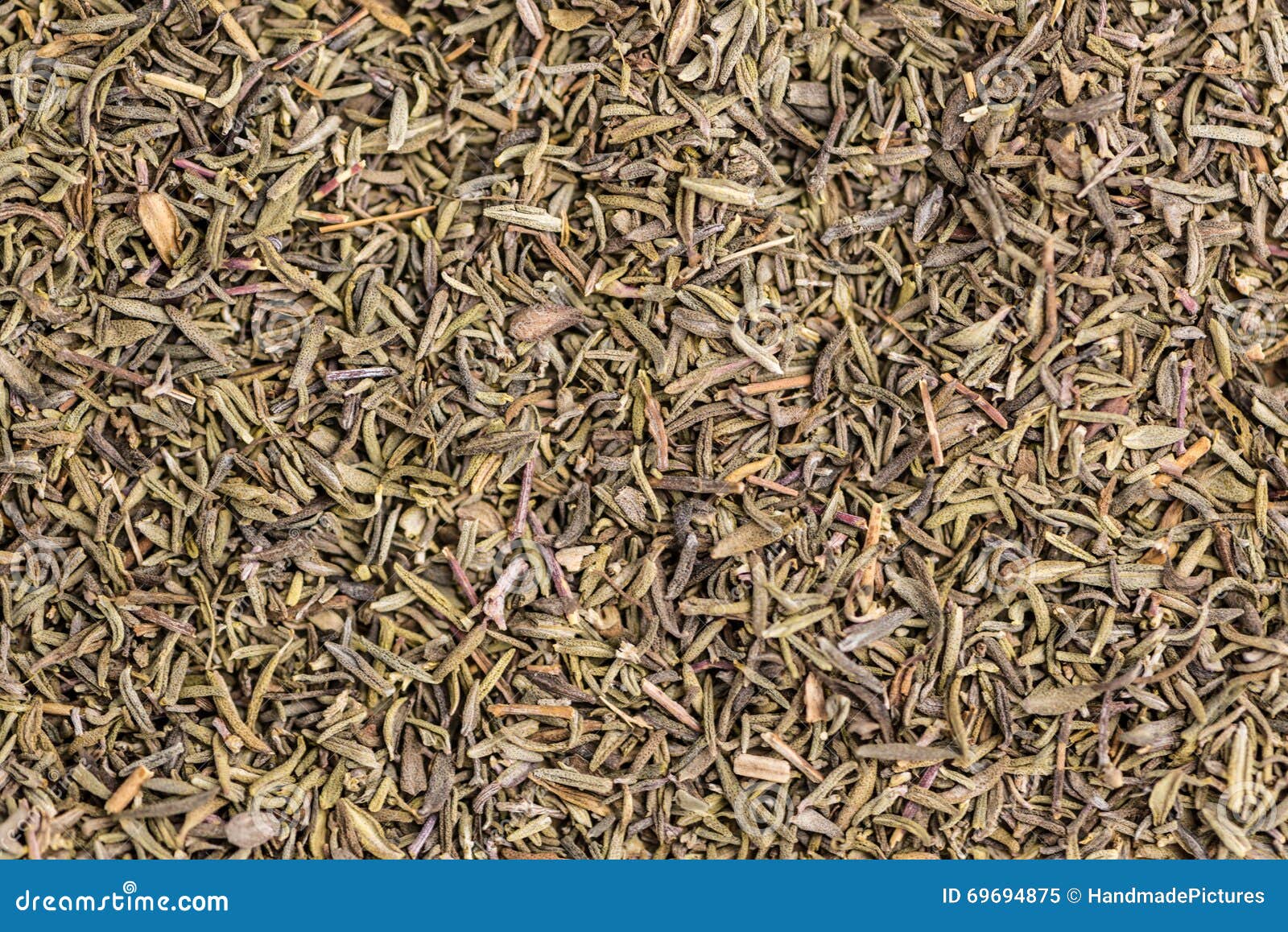 Dried Thyme (background Image) Stock Image - Image of culinary ...