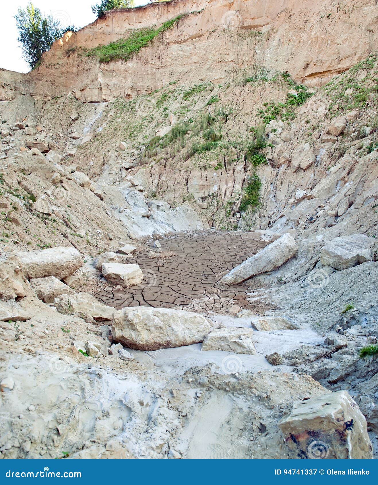 Dried-up lake, nature stock image. Image of sand, desert - 94741337
