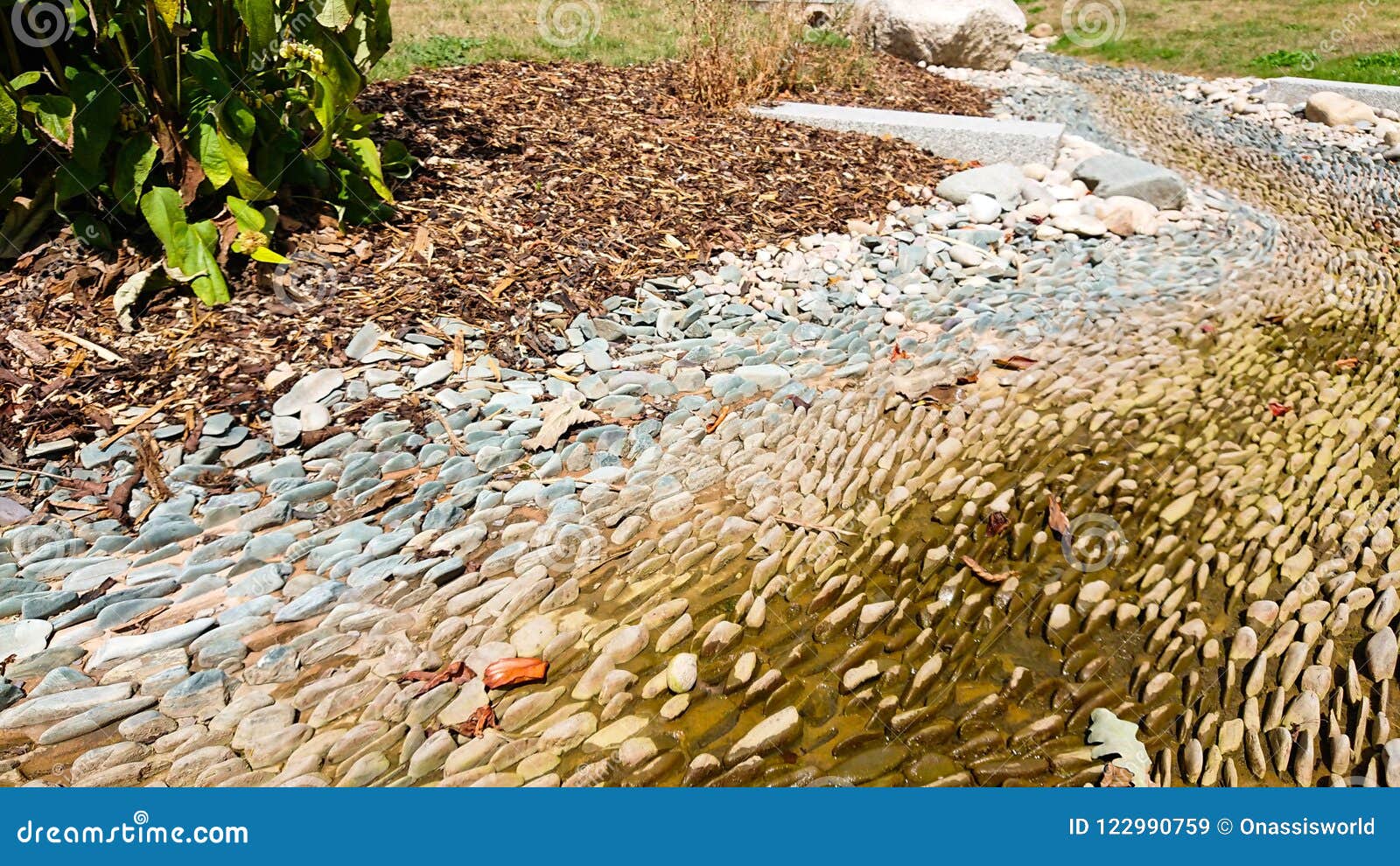 Dried Up River stock image. Image of environmental, shallow - 122990759