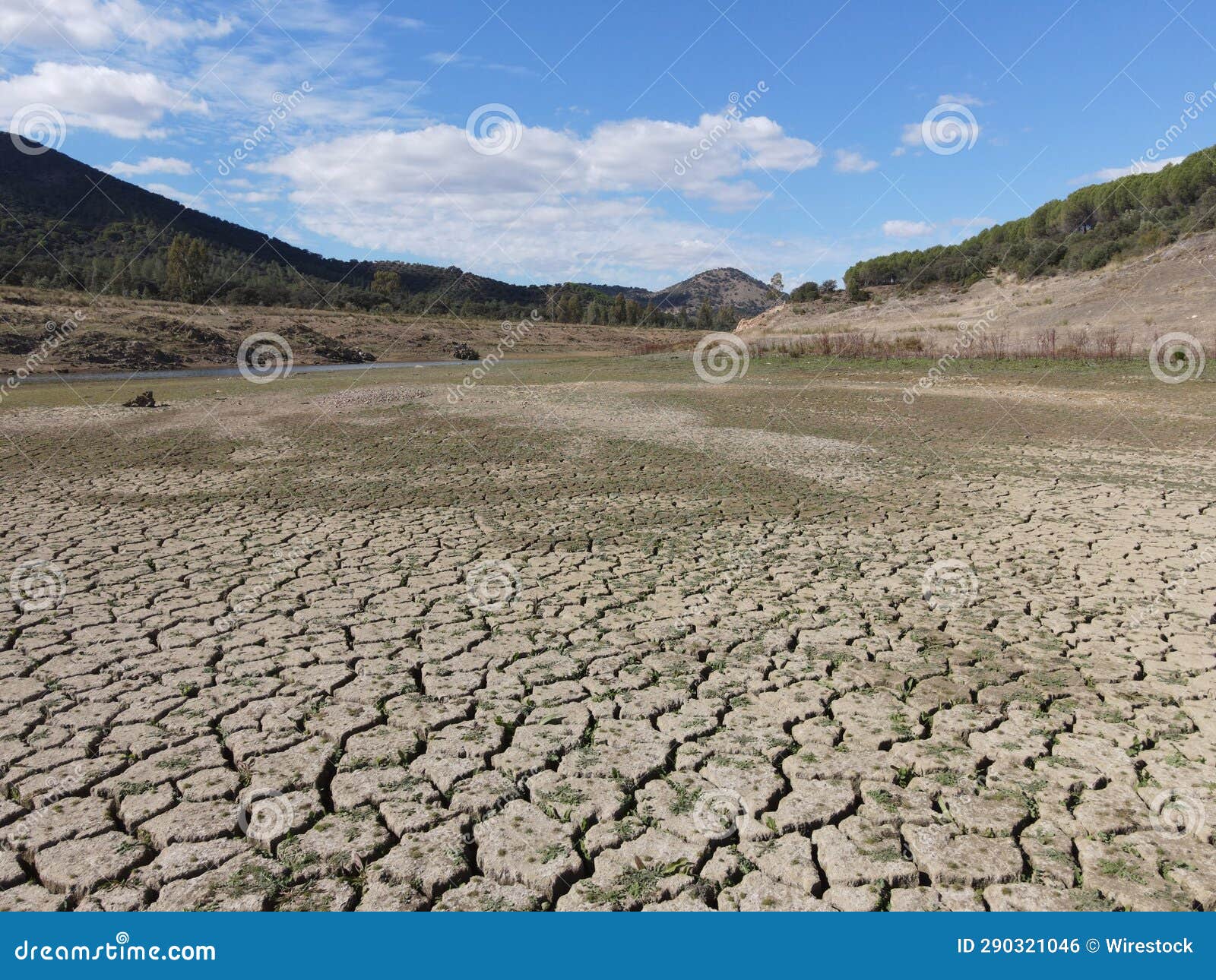 Dried-up River in the South of Spain S Mainland. Stock Photo - Image of ...