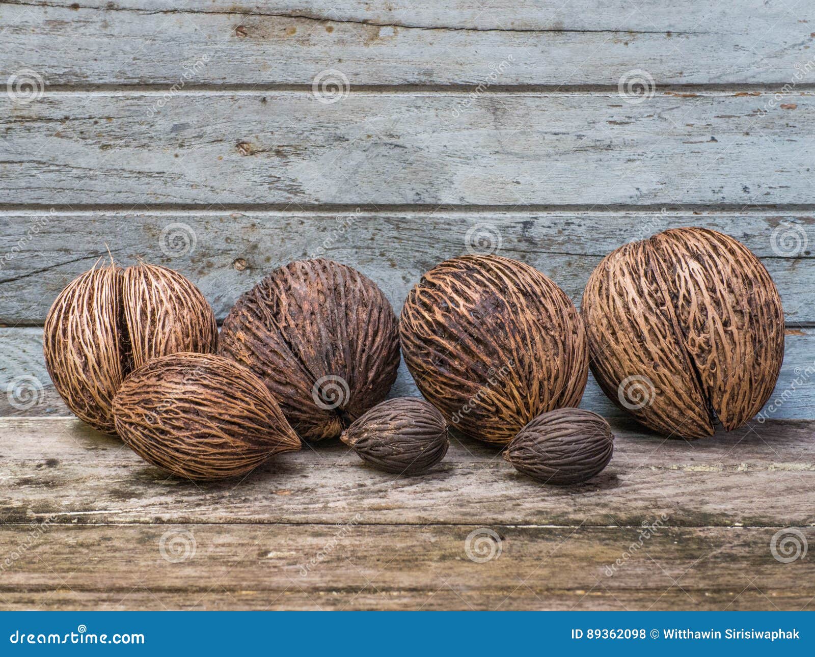 These Dried Walnut Fruits Had Hard Shells Stock Photo - Image of snack ...