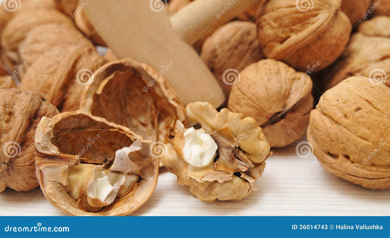 Dried walnuts stock image. Image of food, cracked, closeup - 36014743