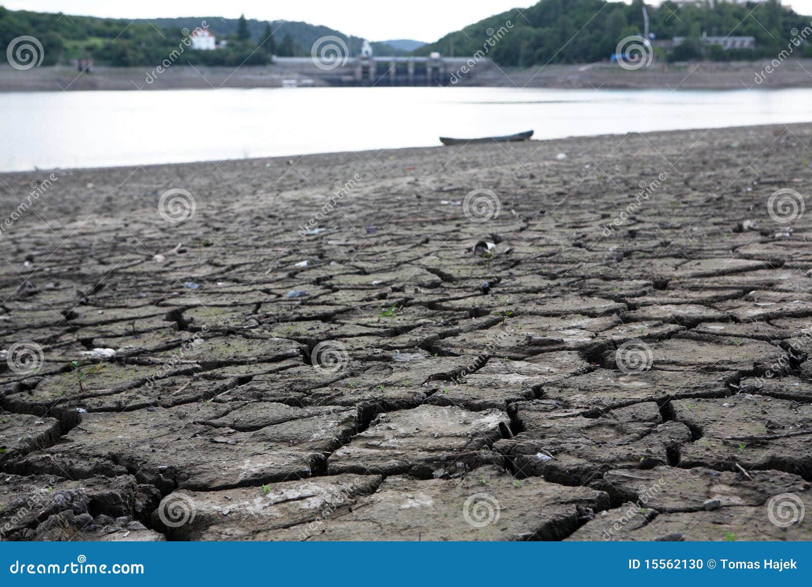 Dried water dam stock photo. Image of nature, climate - 15562130