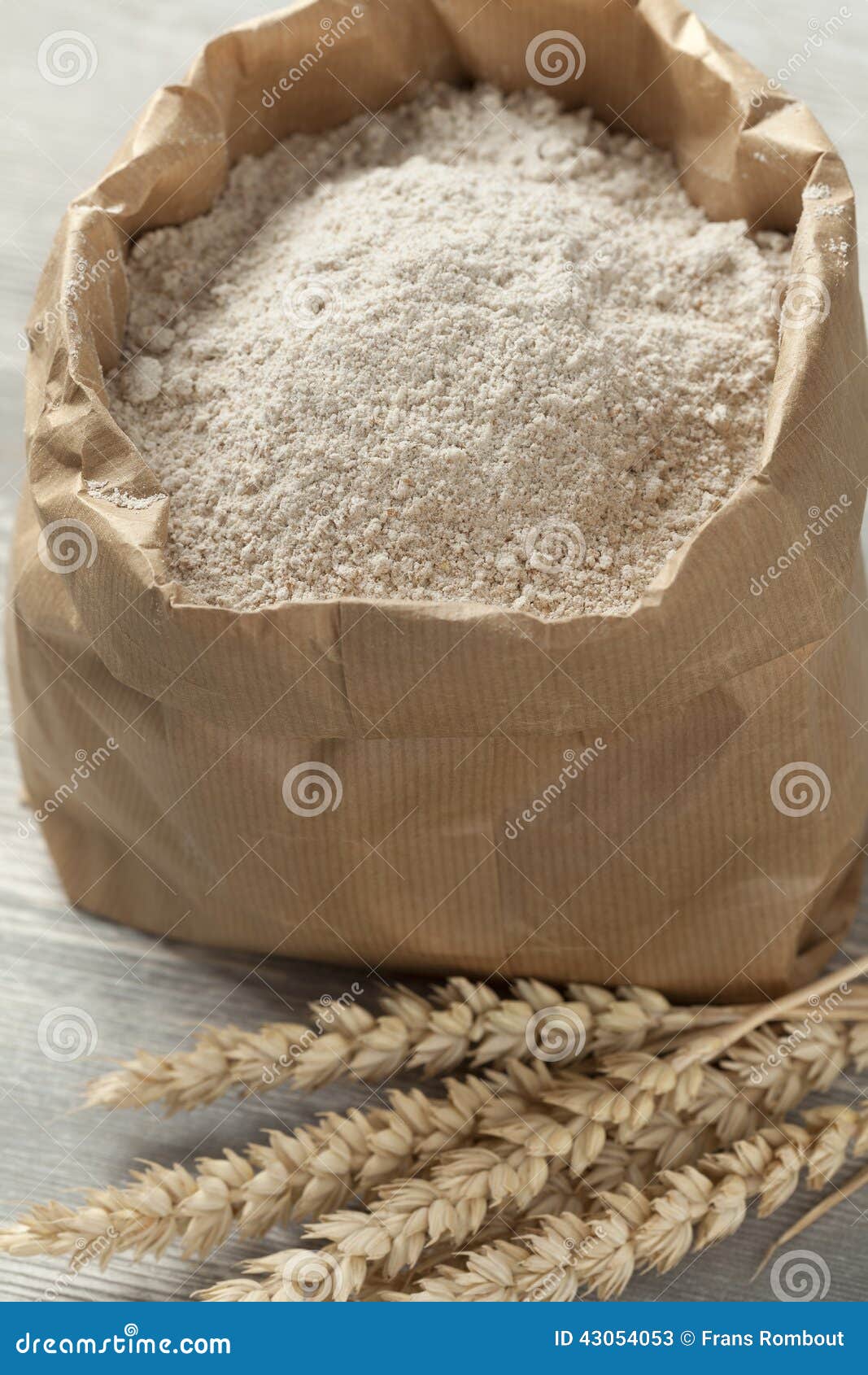 Dried Wheat and Wheat Flour Stock Image - Image of dried, organic: 43054053