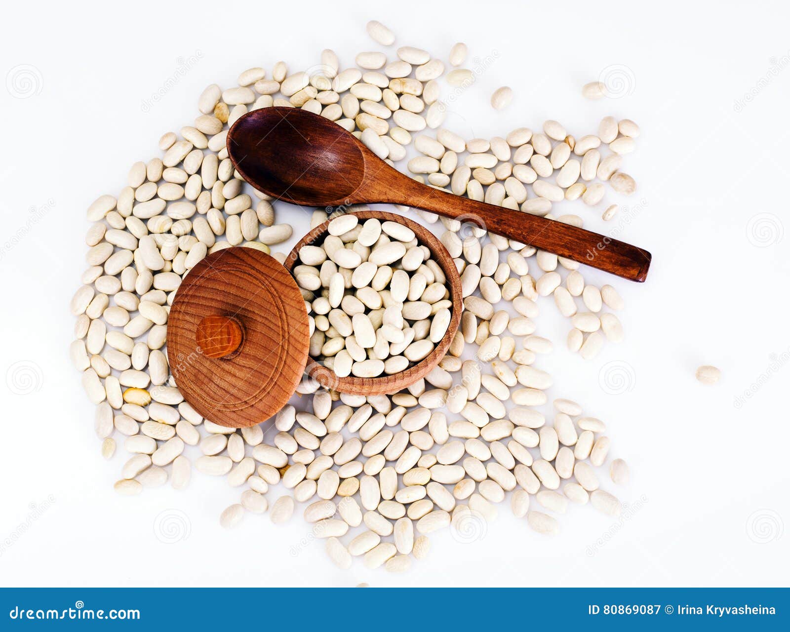 Dried White Beans stock image. Image of seed, protein - 80869087