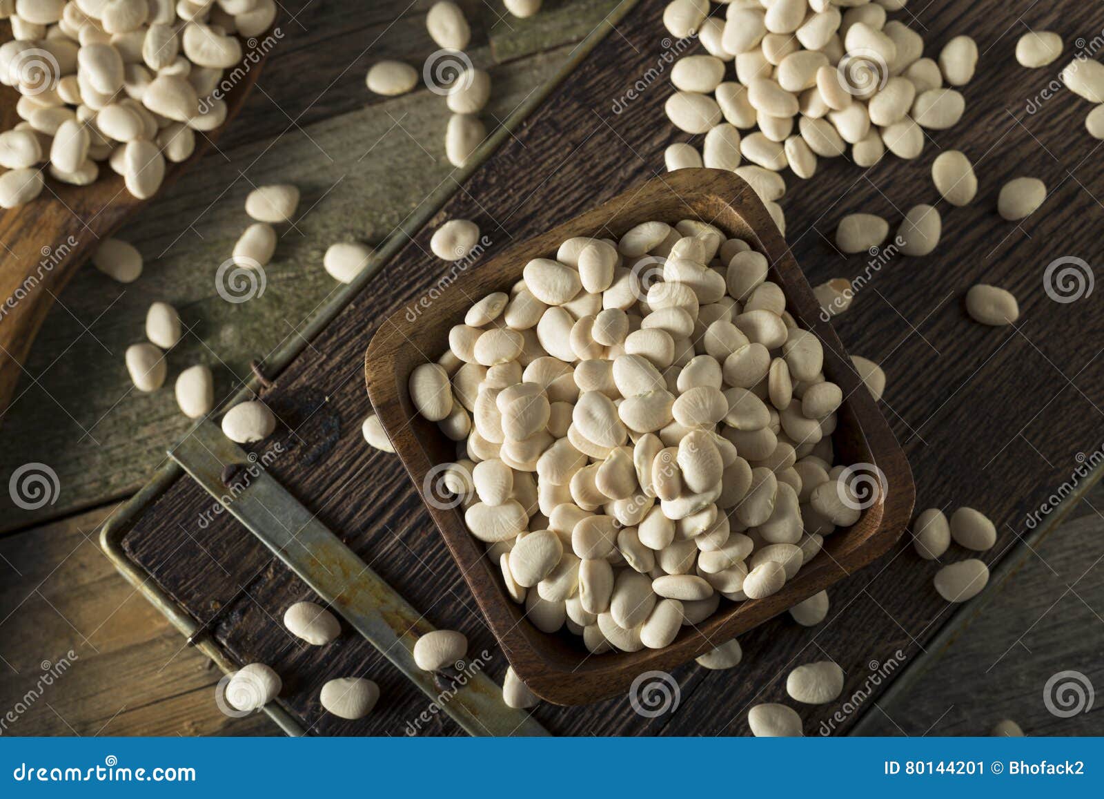 Dried White Organic Baby Lime Beans Stock Image - Image of nutrition ...