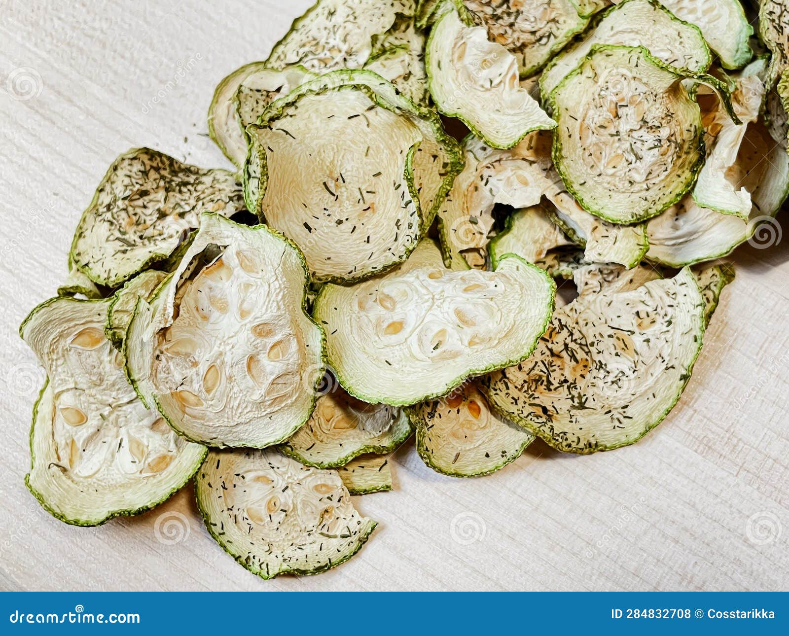 Dried Zucchini, a Vegetable from the Home Garden Stock Photo - Image of ...