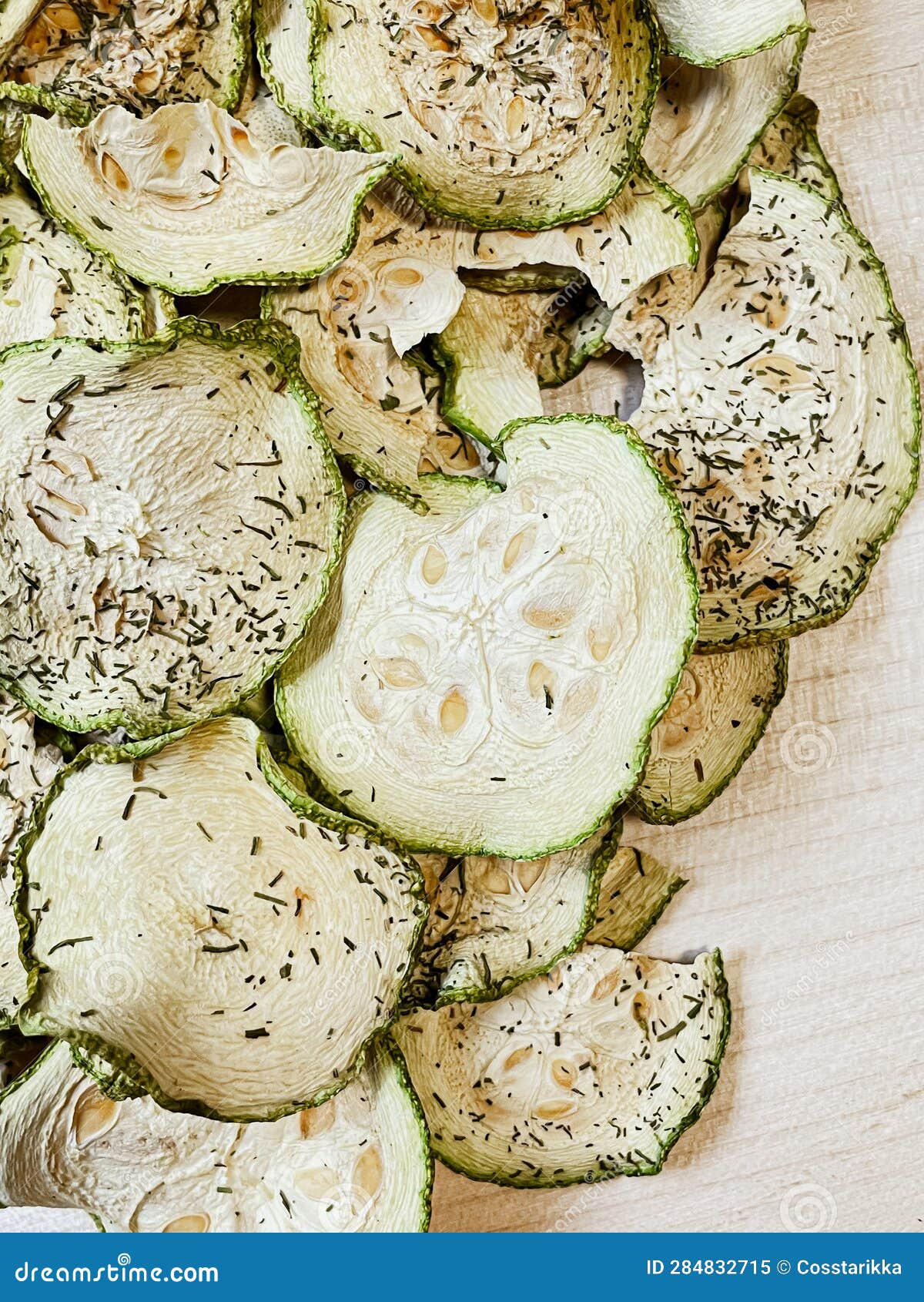 Dried Zucchini, a Vegetable from the Home Garden Stock Image - Image of ...