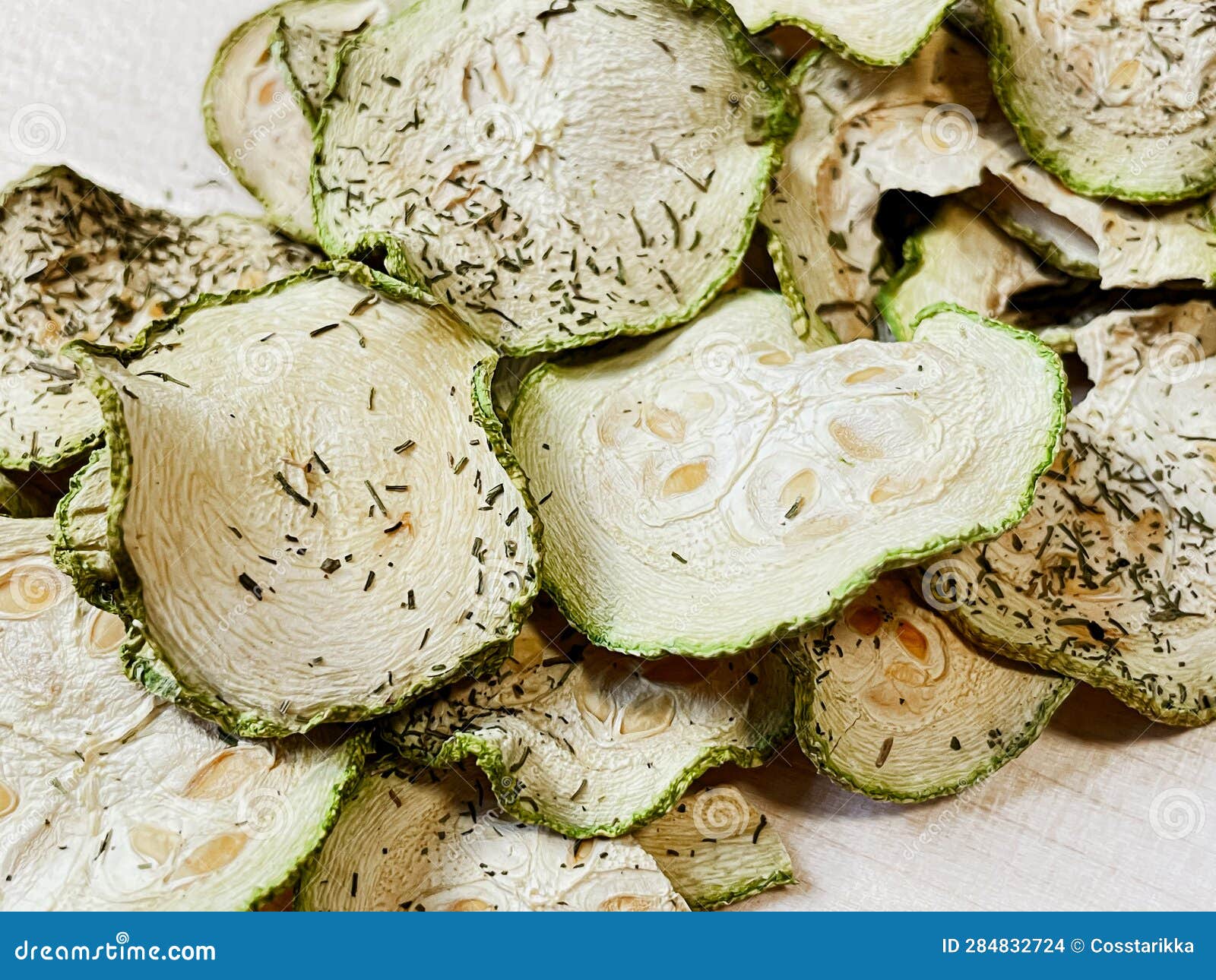 Dried Zucchini, a Vegetable from the Home Garden Stock Photo - Image of ...