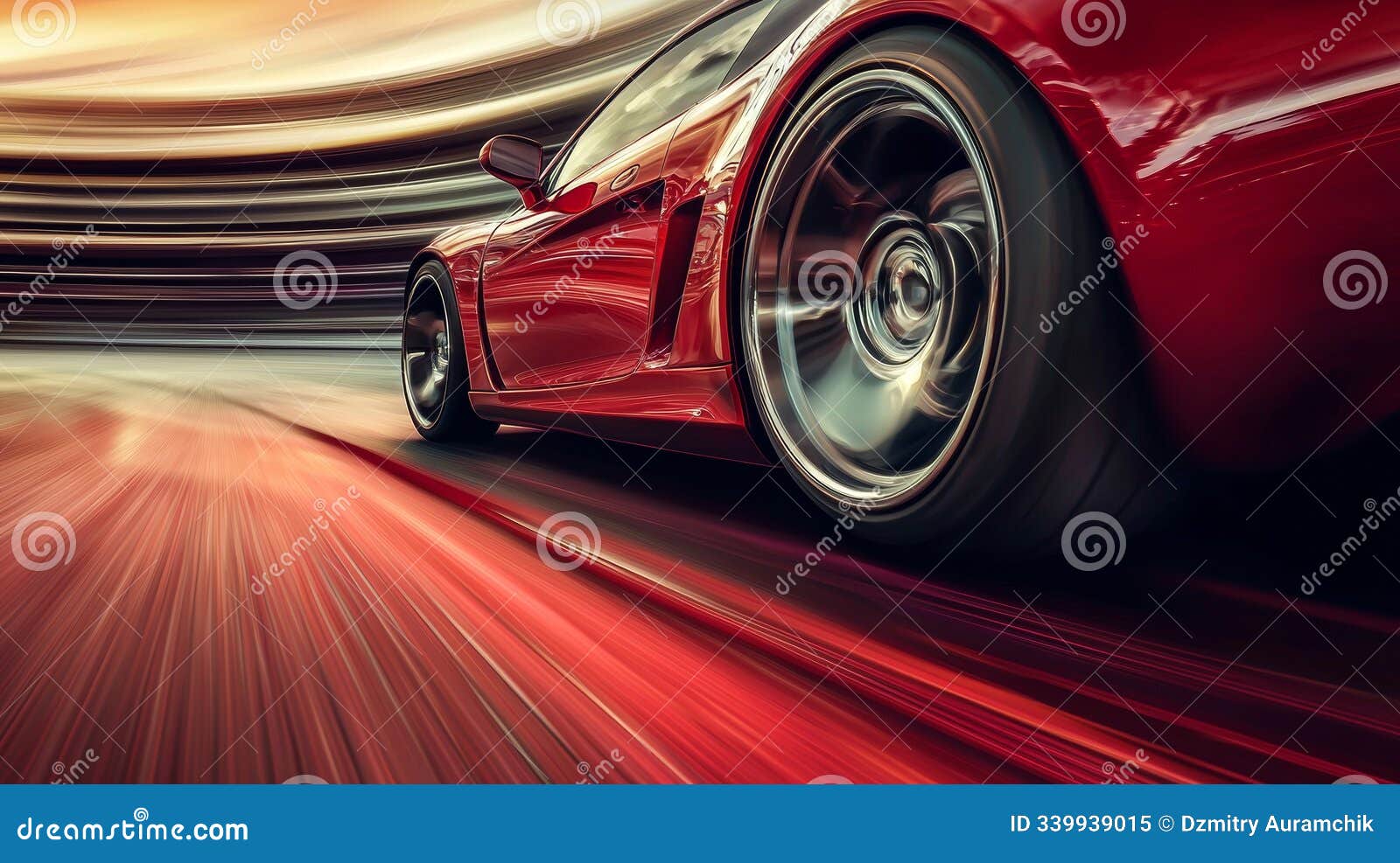 Drift Car Rims Captured Using Long Exposure Photography with a Motion ...