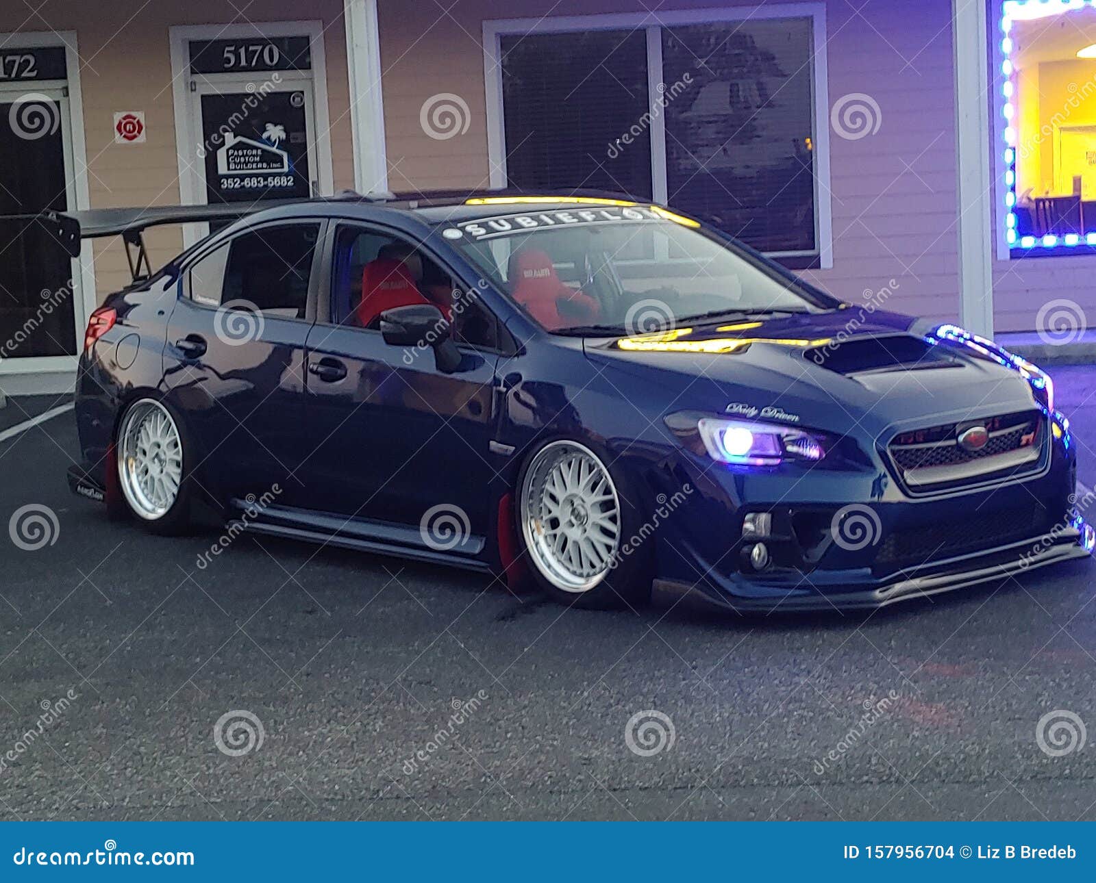 Drift car Subaru sti editorial stock image. Image of subaru - 157956704