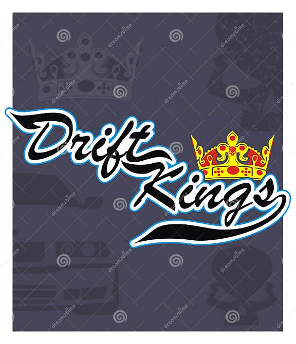 Drift Kings stock illustration. Illustration of drift - 64029032