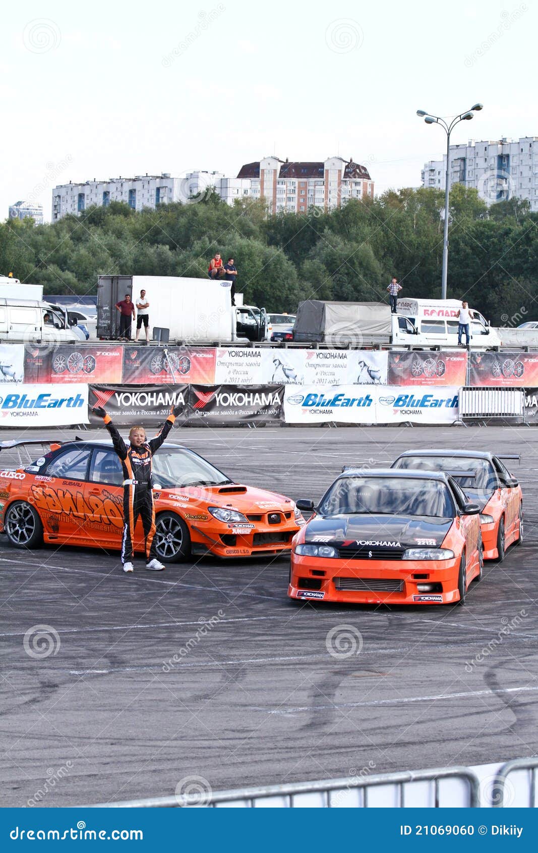 Drift show Orange team editorial image. Image of editorial - 21069060