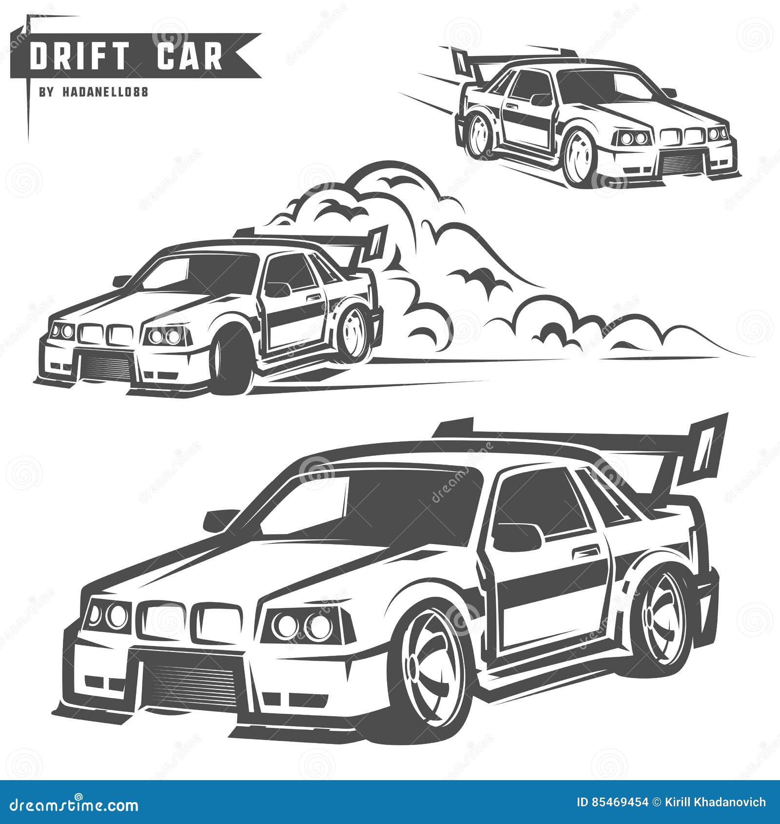 Drift Sport Team Print for T-shirt,emblems and Logo. Stock Vector ...