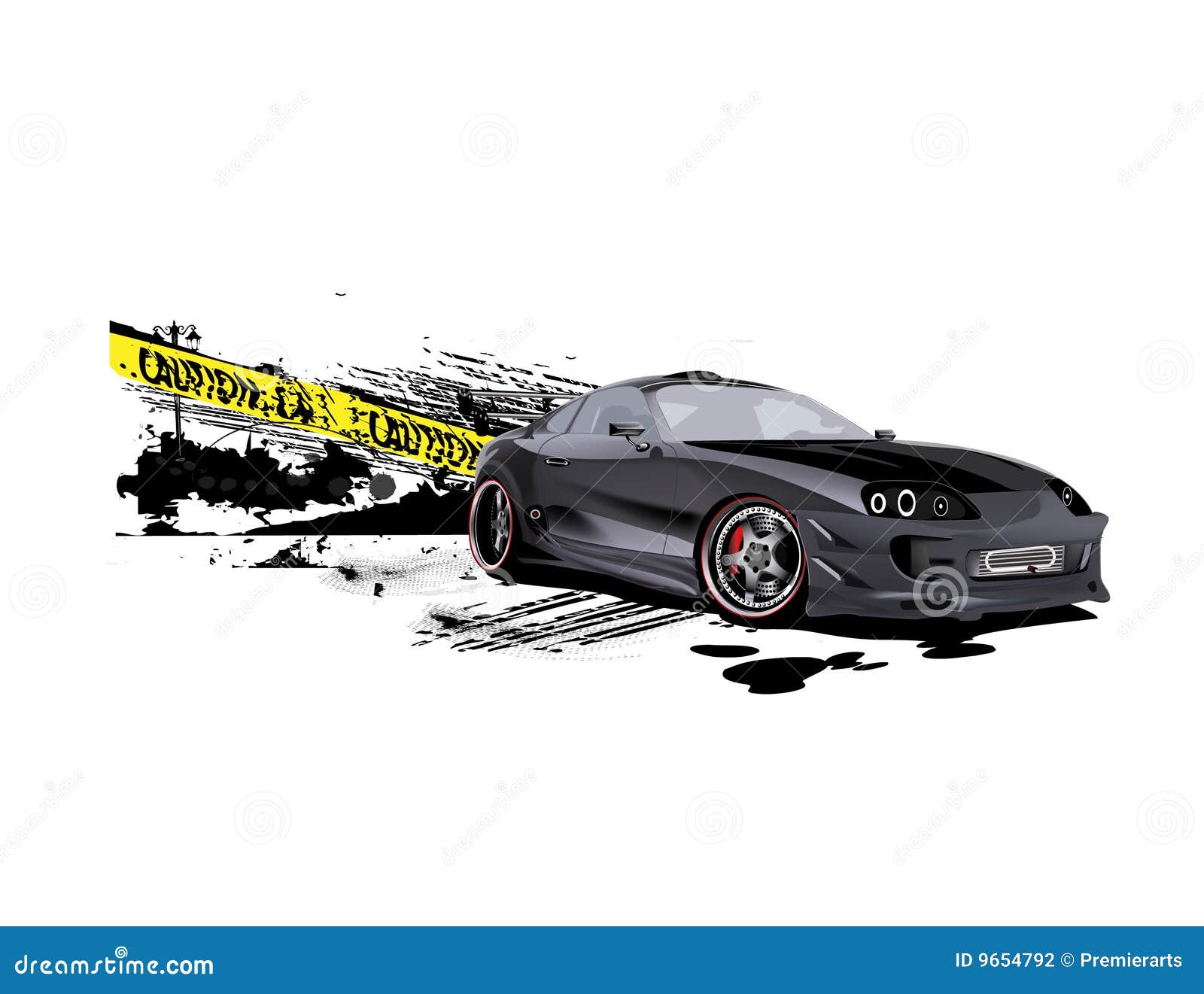 Supra MK4 Cartoon Vector | CartoonDealer.com #258486501