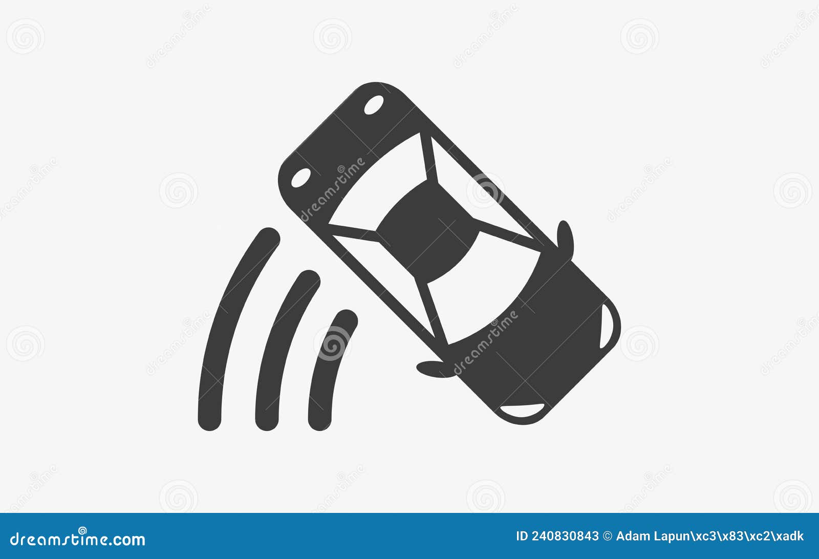 Drifting Icon. Trendy Flat Vector Drifting Icon On White Background ...