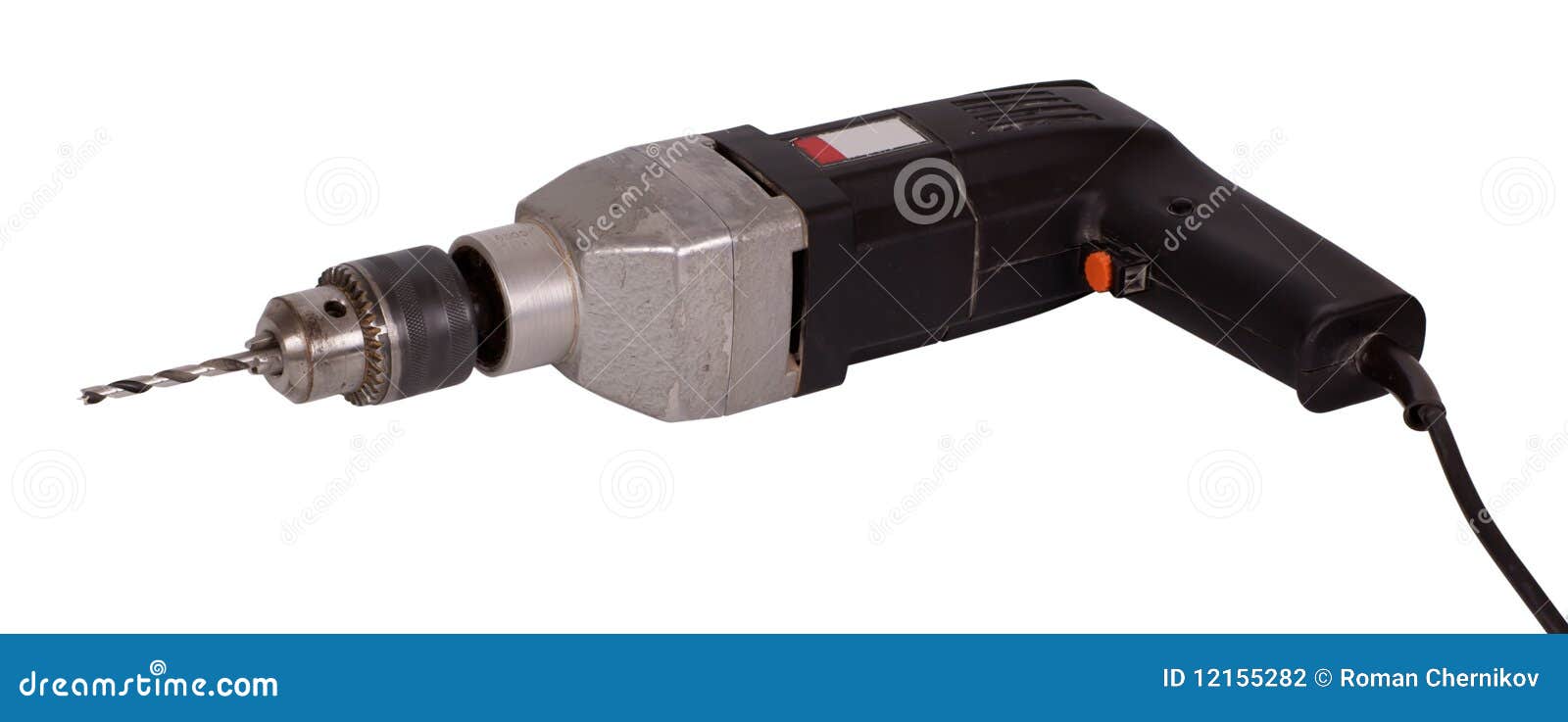 Drill stock photo. Image of power, clipping, machine - 12155282