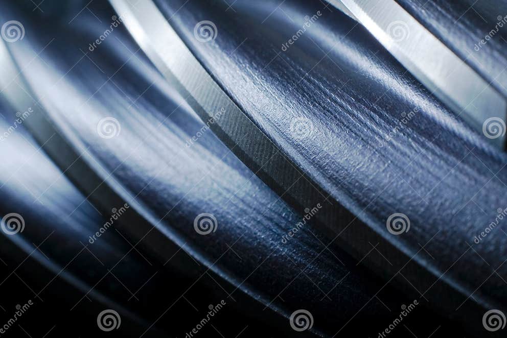 Drill bit blades abstract stock image. Image of machine - 6274513