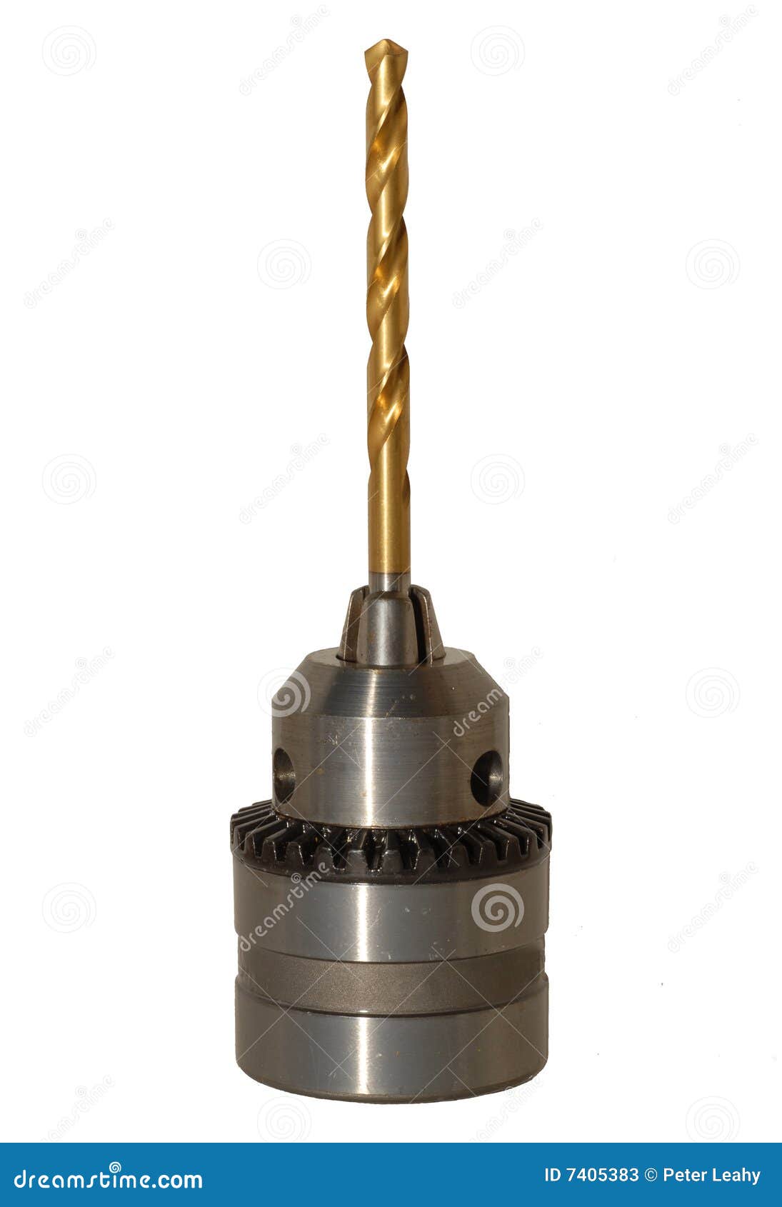 Drill Bit and Chuck stock image. Image of closed, sieze - 7405383