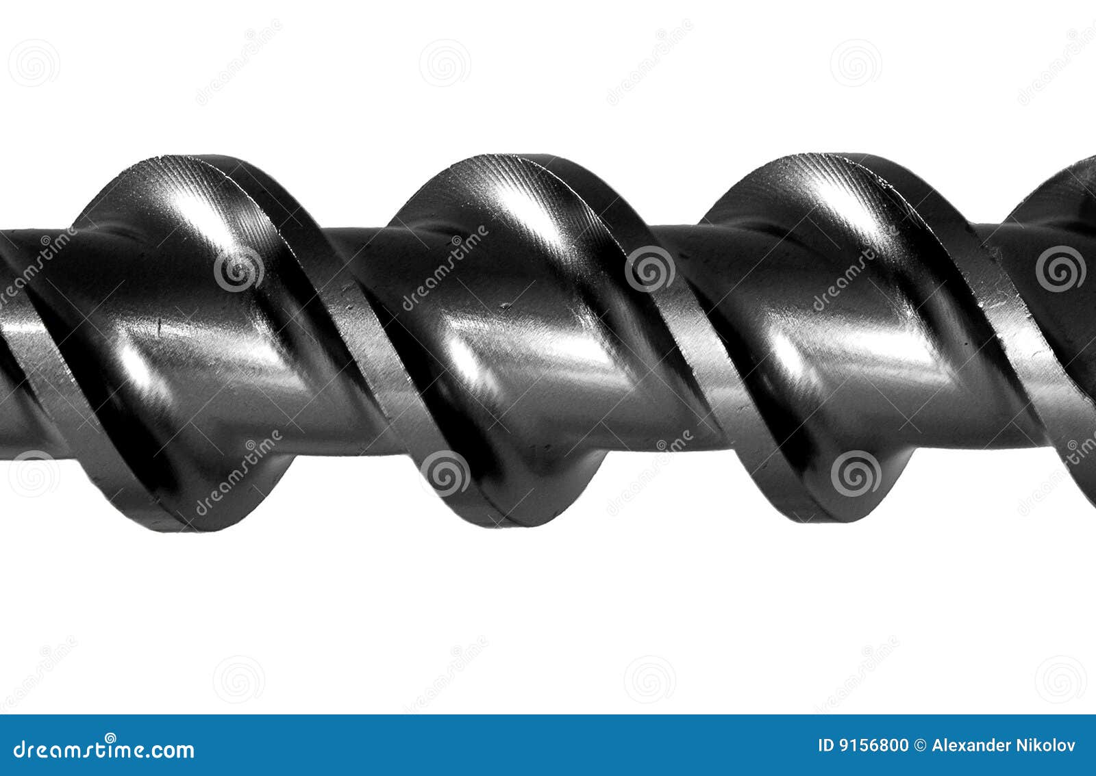 Drill Bit close up stock photo. Image of edges, isolated - 9156800