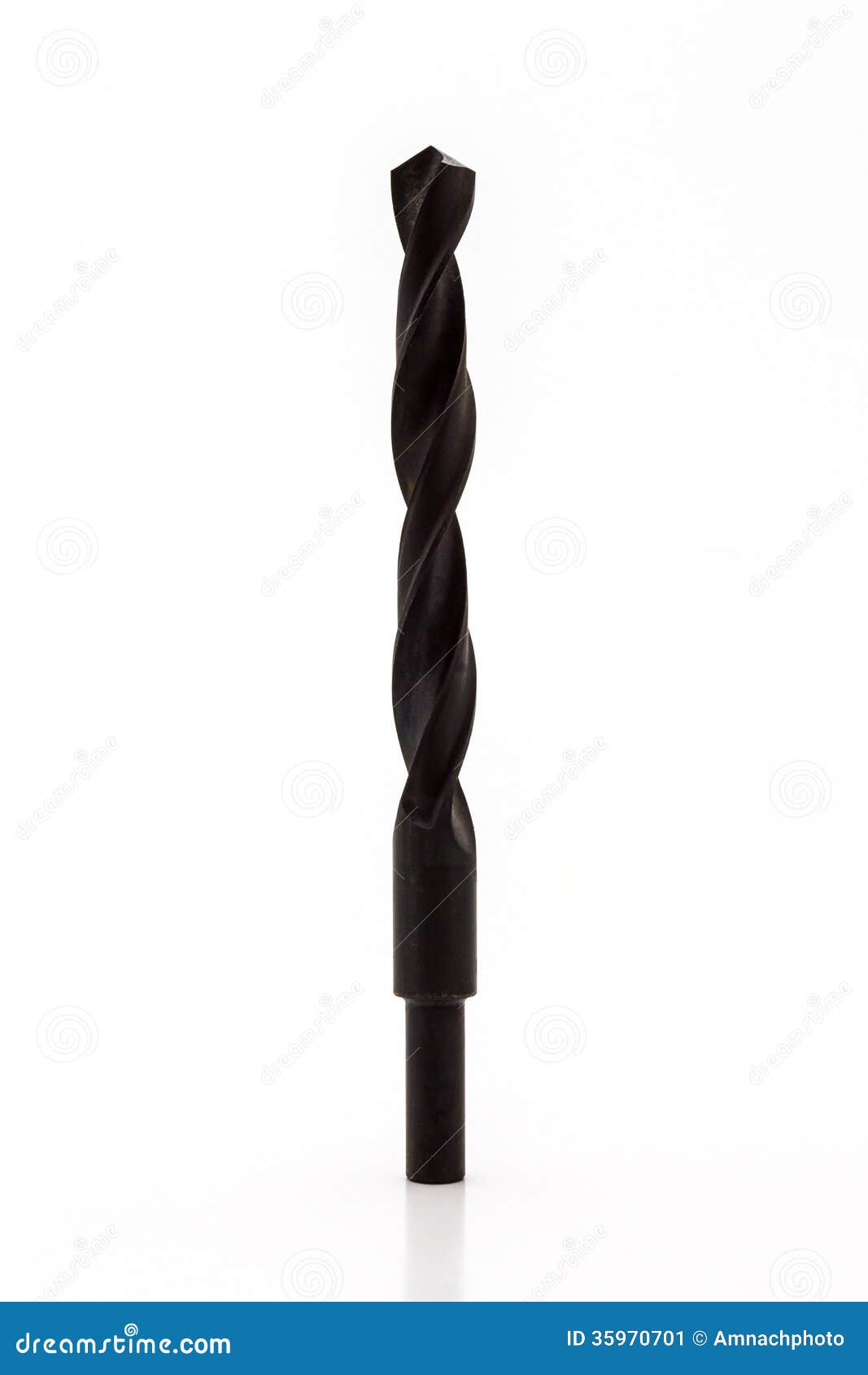 Drill bit. stock image. Image of iron, power, industry - 35970701