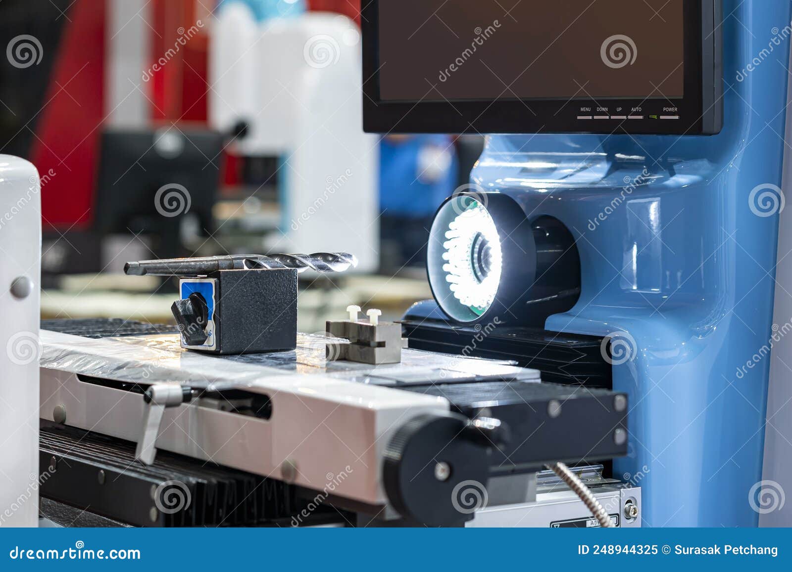 Drill Bit or Cutting Tool during Inspection by High Technology ...