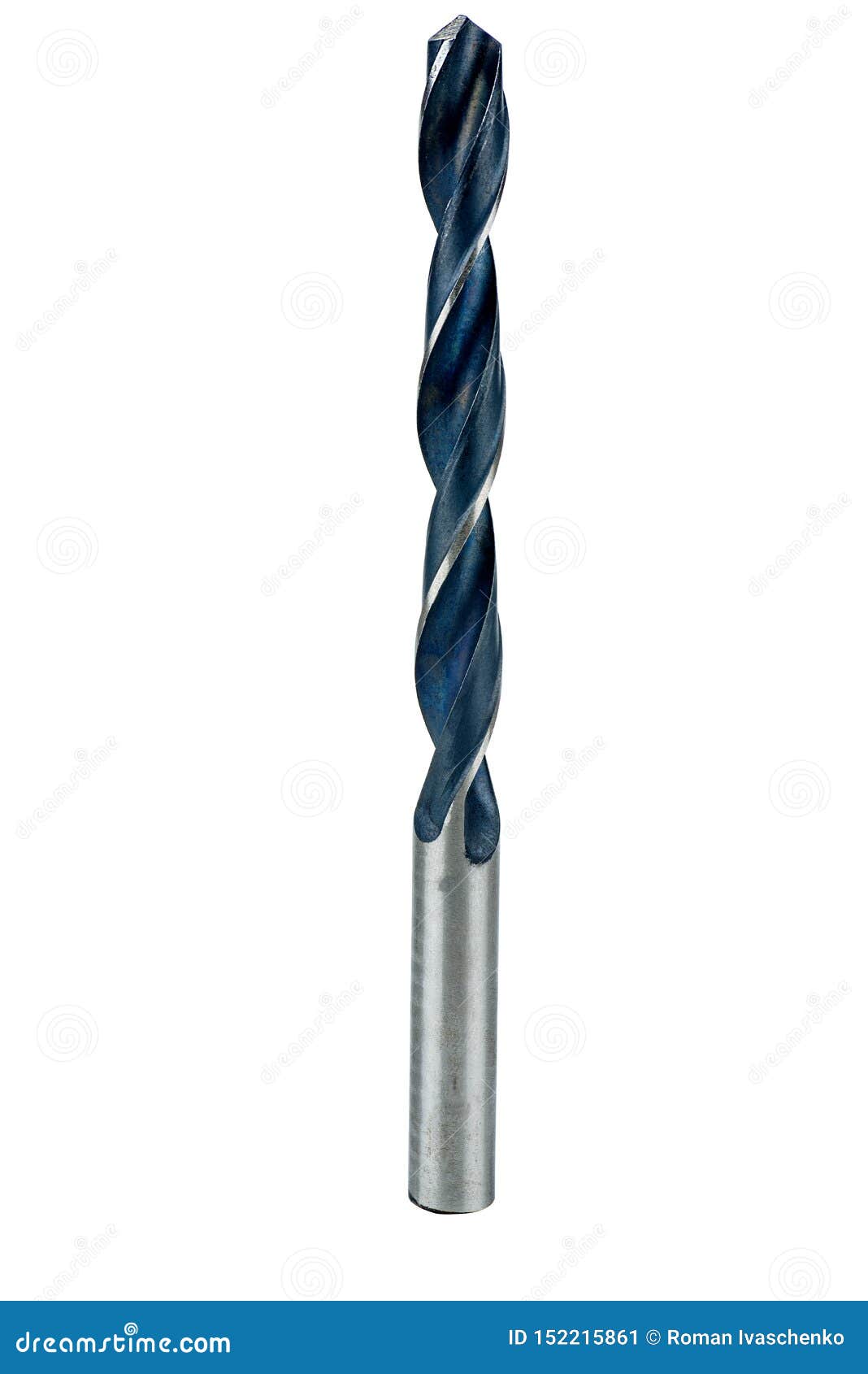Steel drill bit stock image. Image of isolated, driller - 152215861