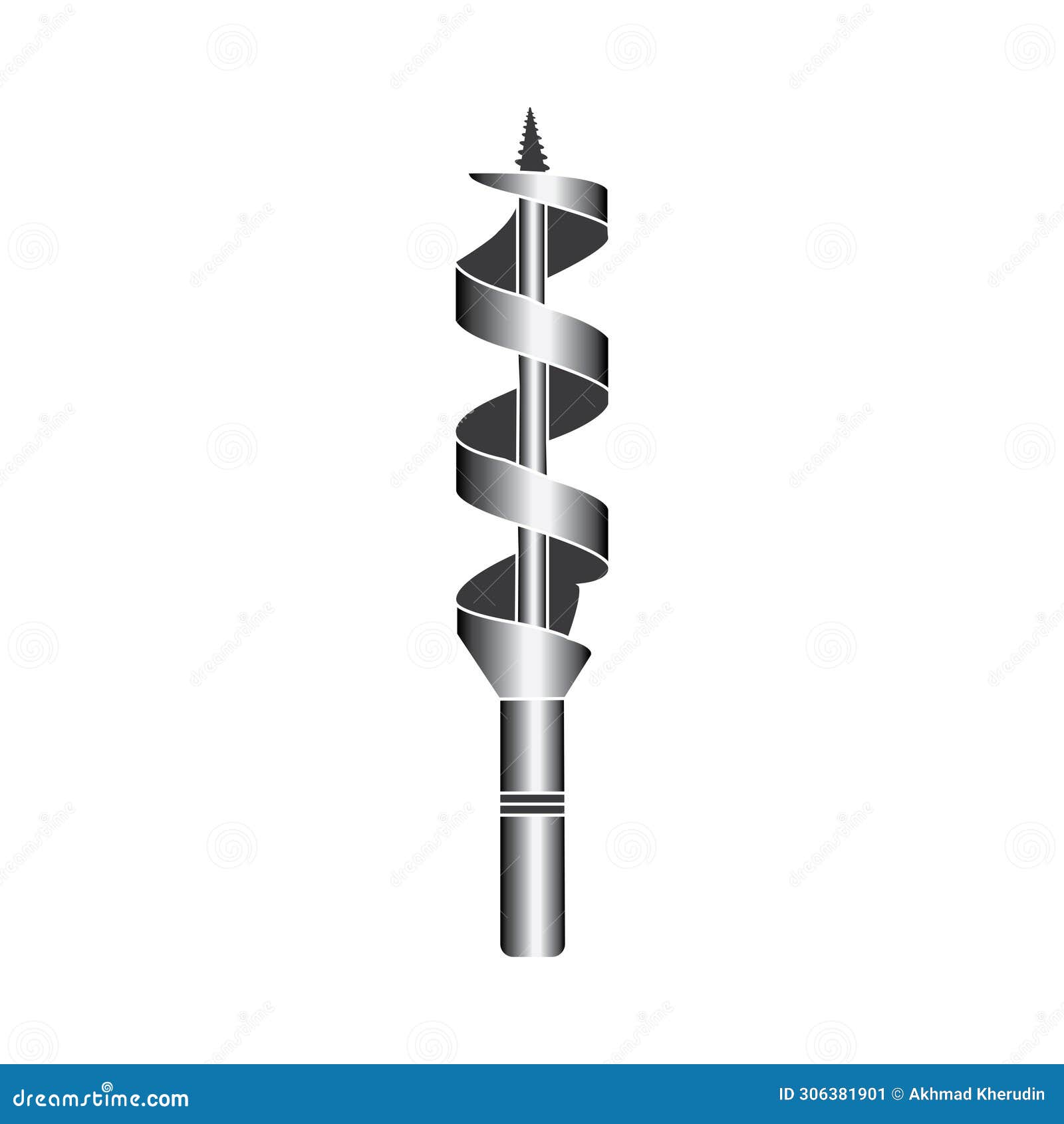 Drill bit icon stock vector. Illustration of vector - 306381901